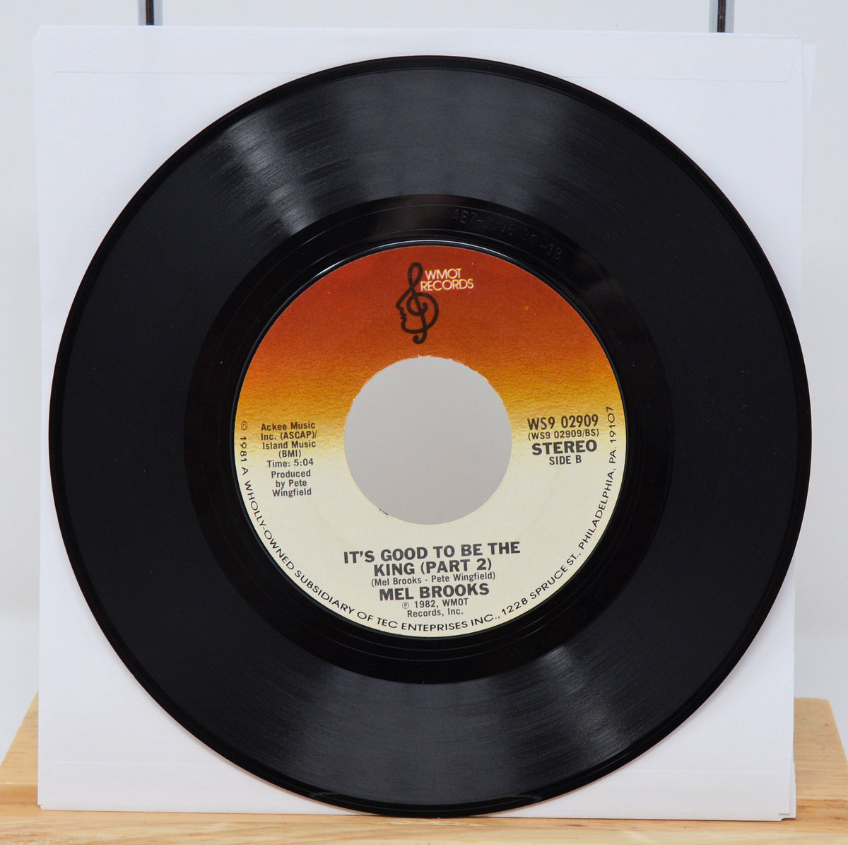 Brooks, Mel - It's Good To Be The King, Vinyl Record 7 Inch, 45RPM – Joe's Albums