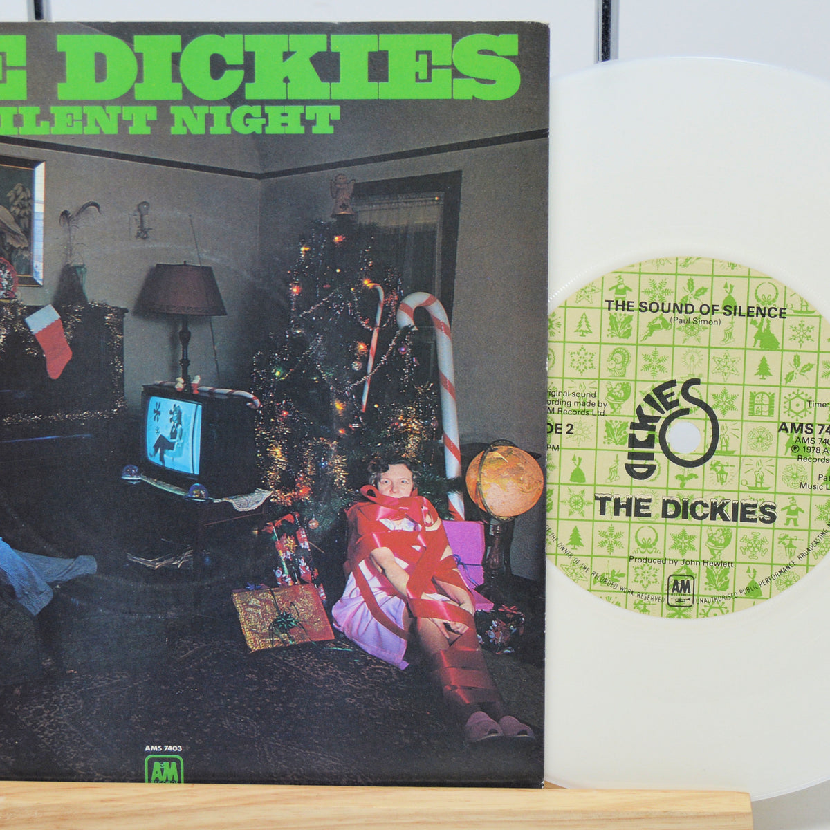 Dickies - Silent Night / Sounds Of Silence, 7Inch Vinyl Record, 45 RPM – Joe's Albums