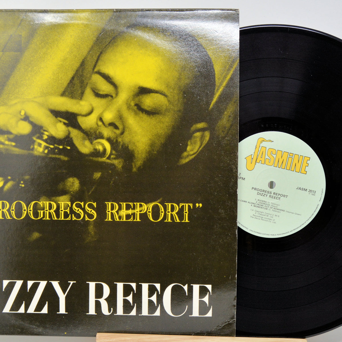 Dizzy Reece - Progress Report, Vinyl Record Album LP, Jasmine Records – Joe's Albums