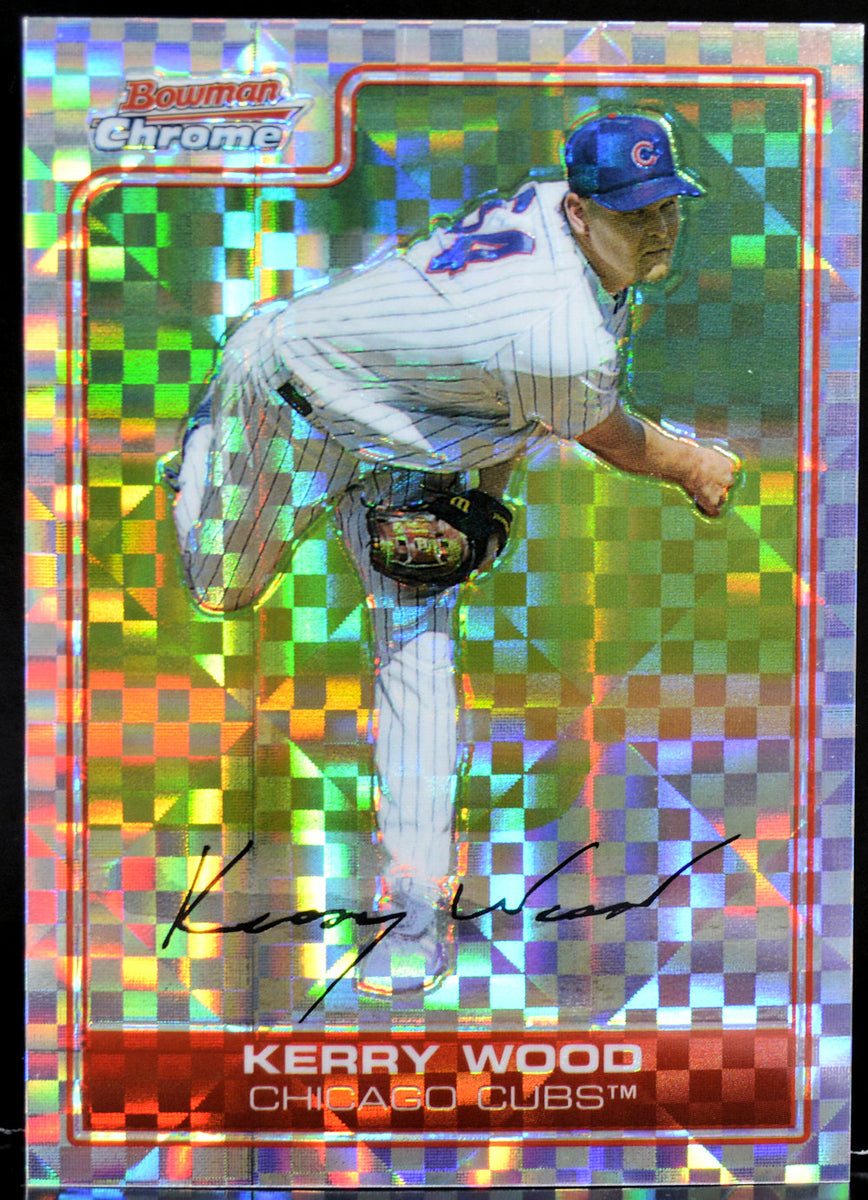 2006 Bowman Chrome - Kerry Wood, Xfractor, Sport Card, #214/250 – Joe's Albums