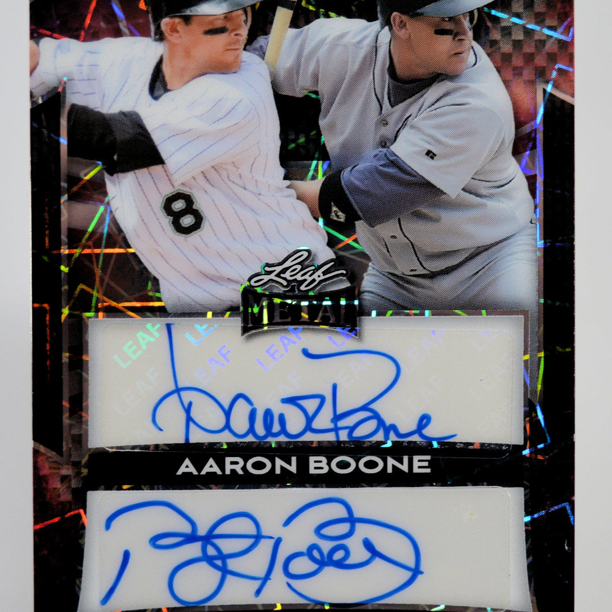 Aaron & Bret Boone - 2025 Leaf Metal Dual Autograph #'d 1/1 – Joe's Albums