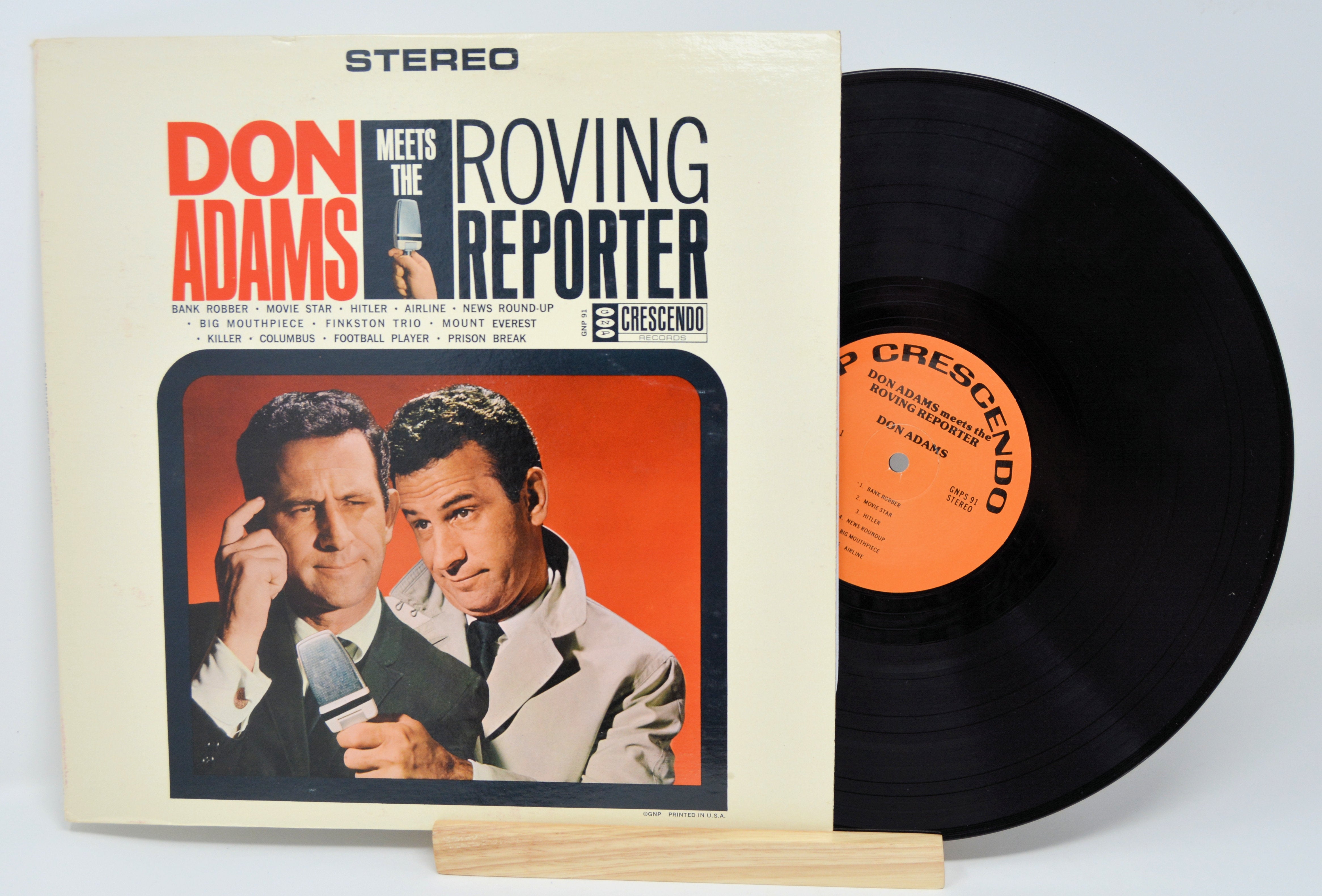 Don Adams - Meets The Roving Reporter, Vinyl Record LP, Crescendo – Joe ...