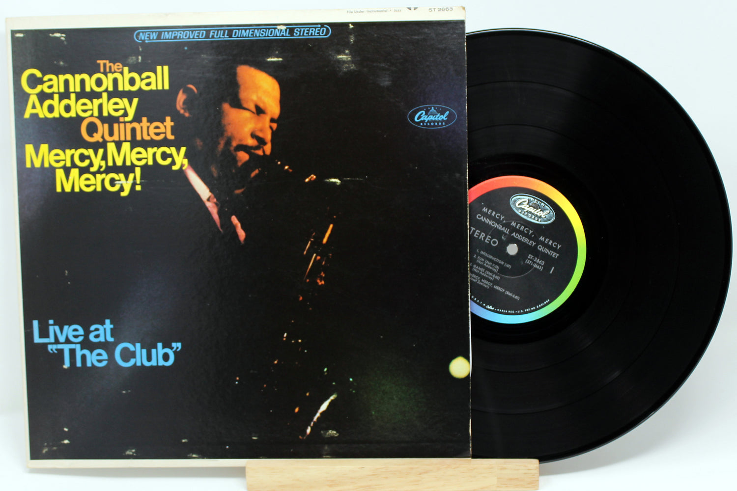 Cannonball Adderley - Mercy, Mercy, Mercy!, Vinyl Record Album LP – Joe's Albums