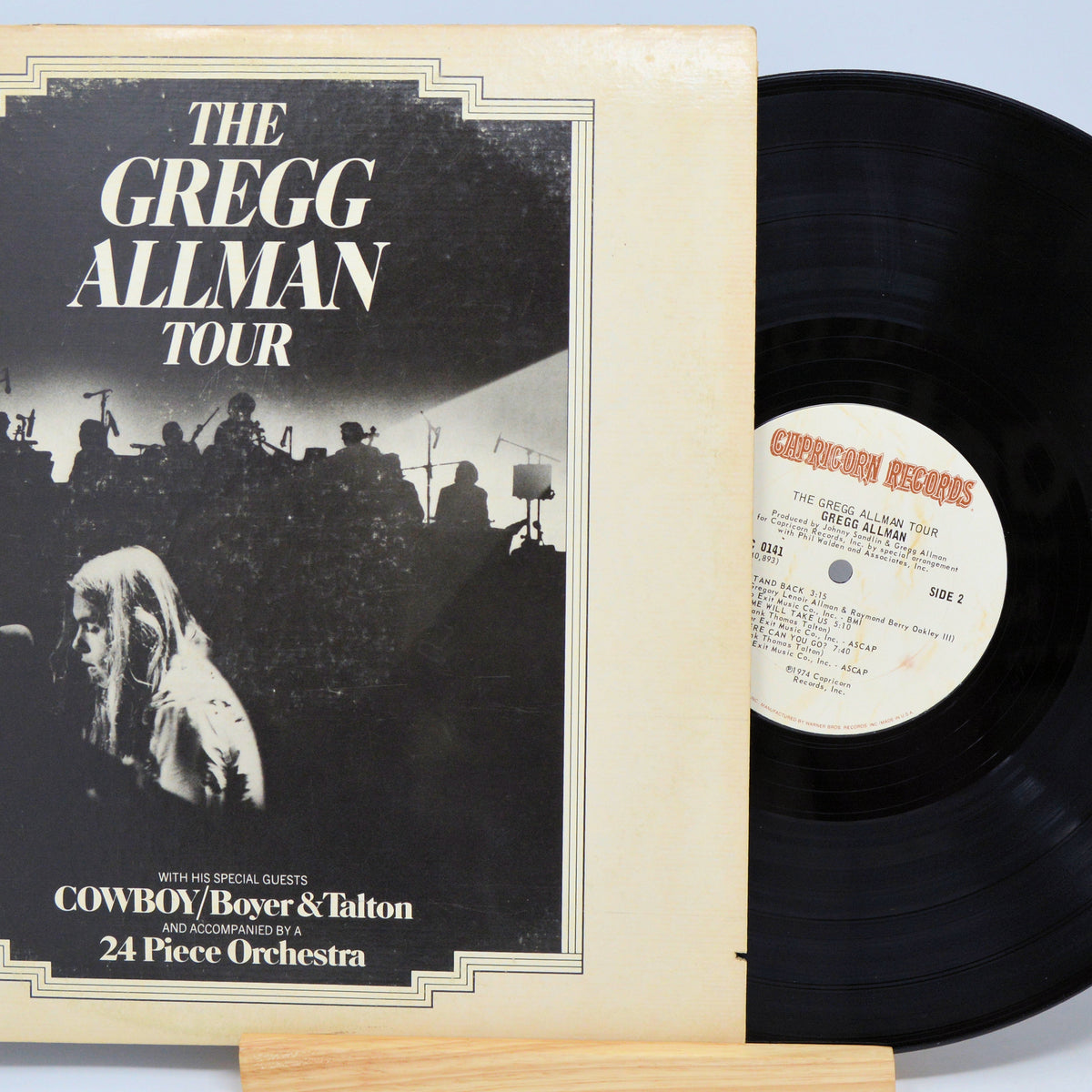 The Gregg Allman Tour, Vinyl Record Album 2LP, Capricorn Records – Joe ...