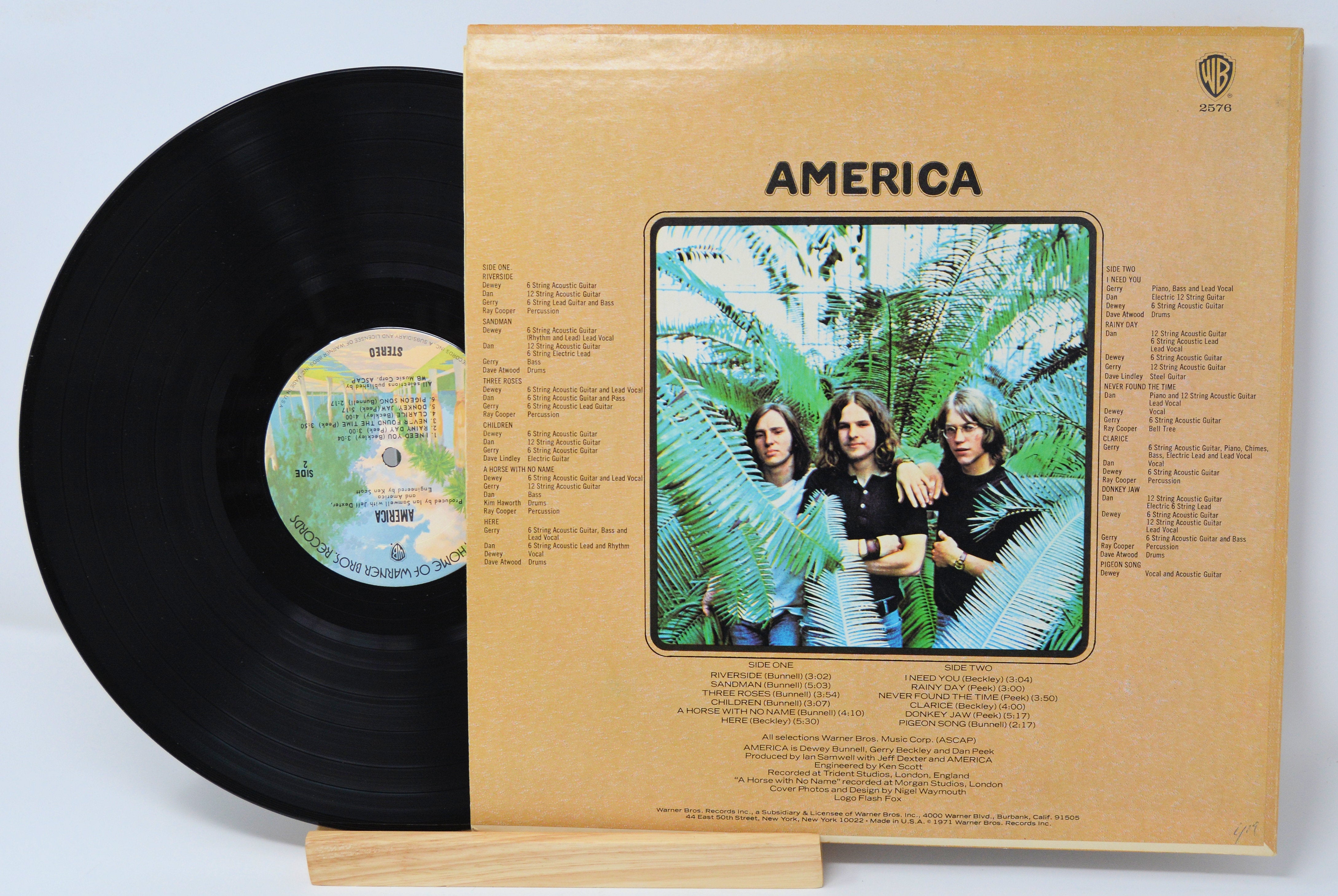 America - Self Titled, Vinyl Record Album LP, Warner Bros, WB 2576 ...