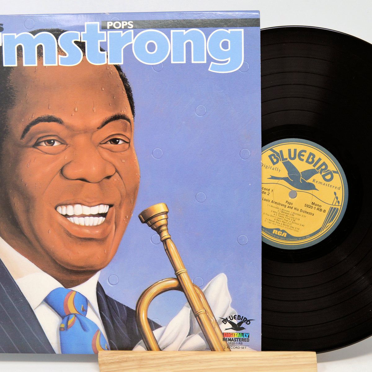 Louis Armstrong - Pops, Vinyl Record Album 2LP, Bluebird – Joe's Albums