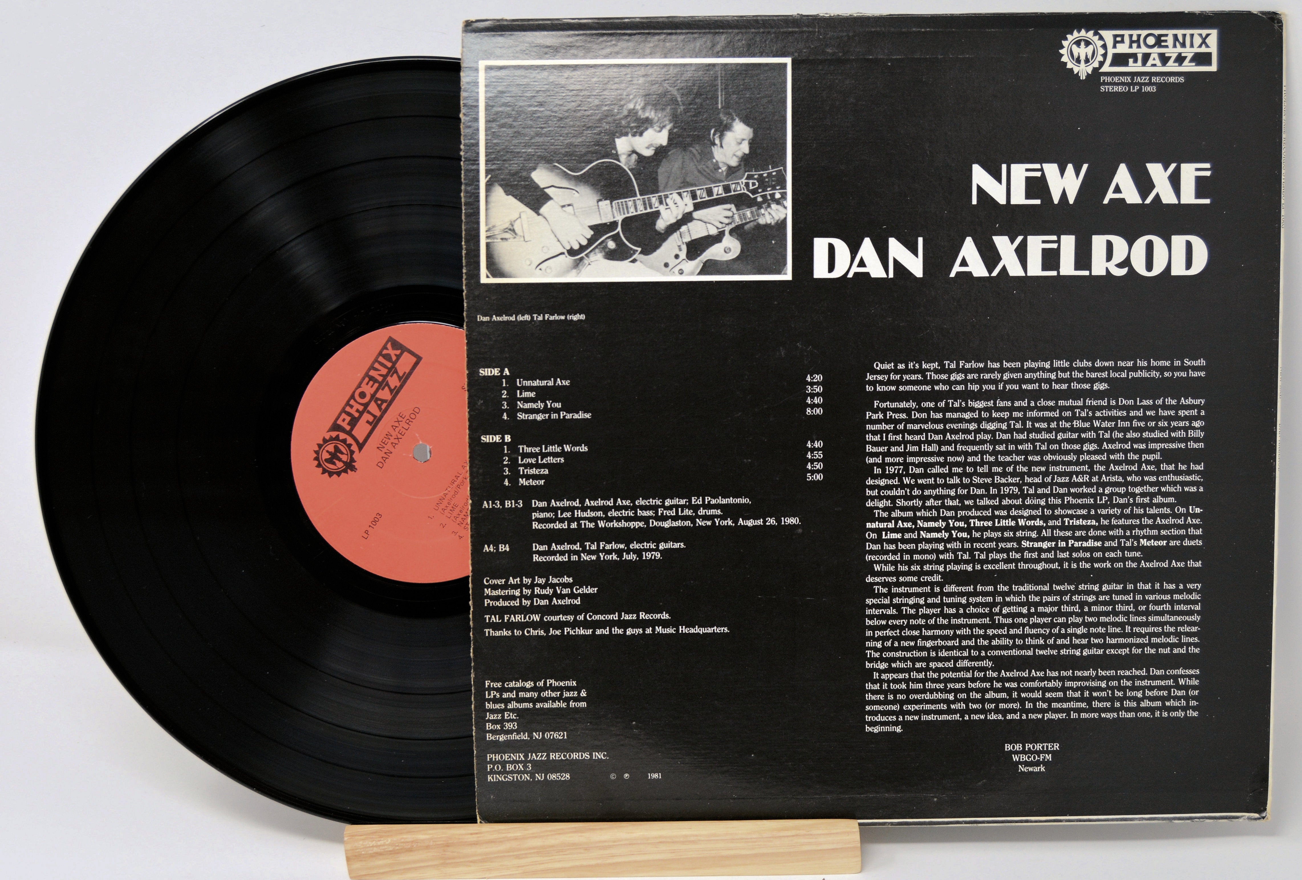 Dan Axelrod - New Axe, Vinyl Record LP, Phoenix Jazz – Joe's Albums