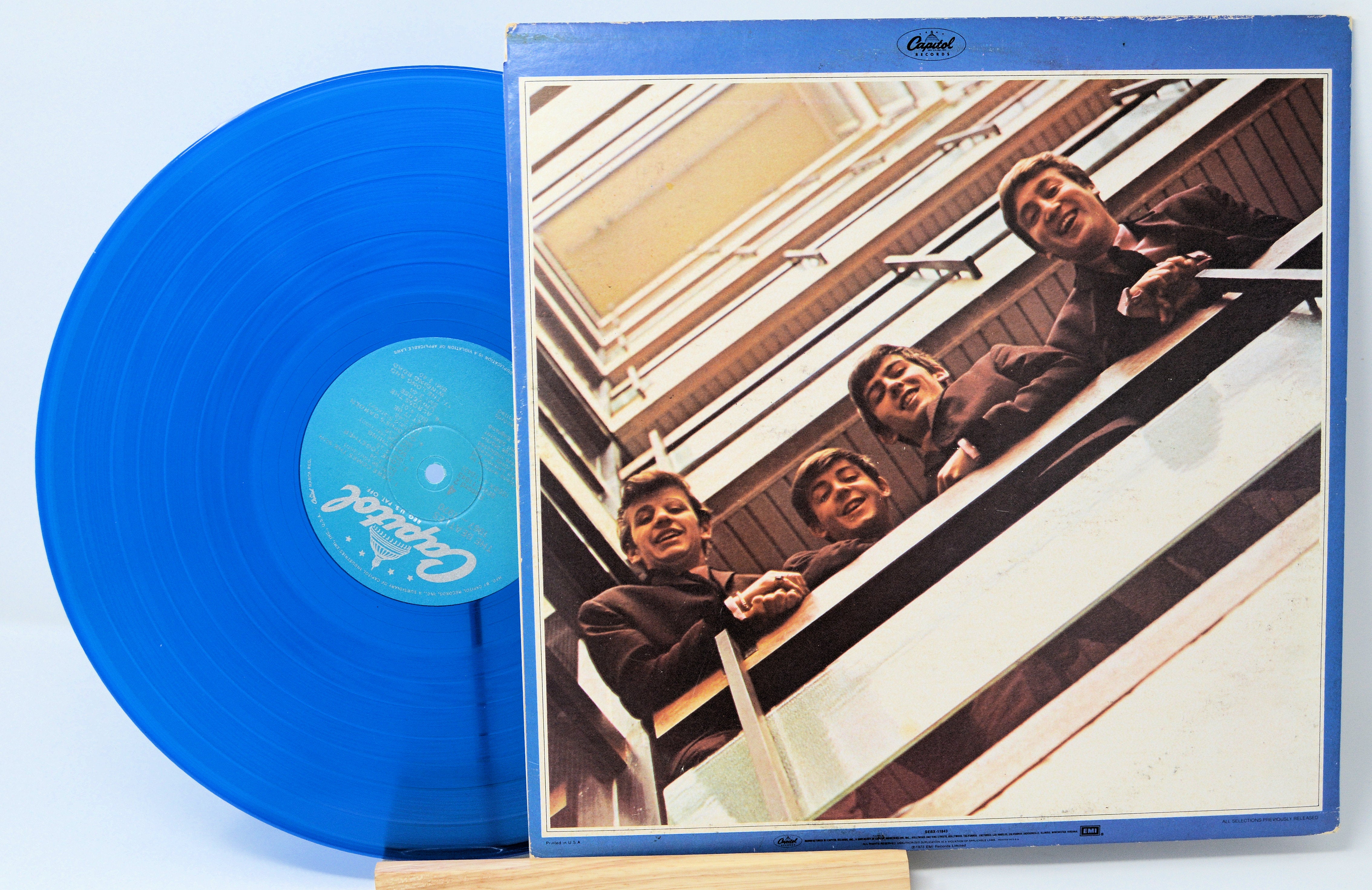 Beatles - 1967 - 1970, Blue Vinyl Record Album 2LP, Greatest Hits – Joe ...