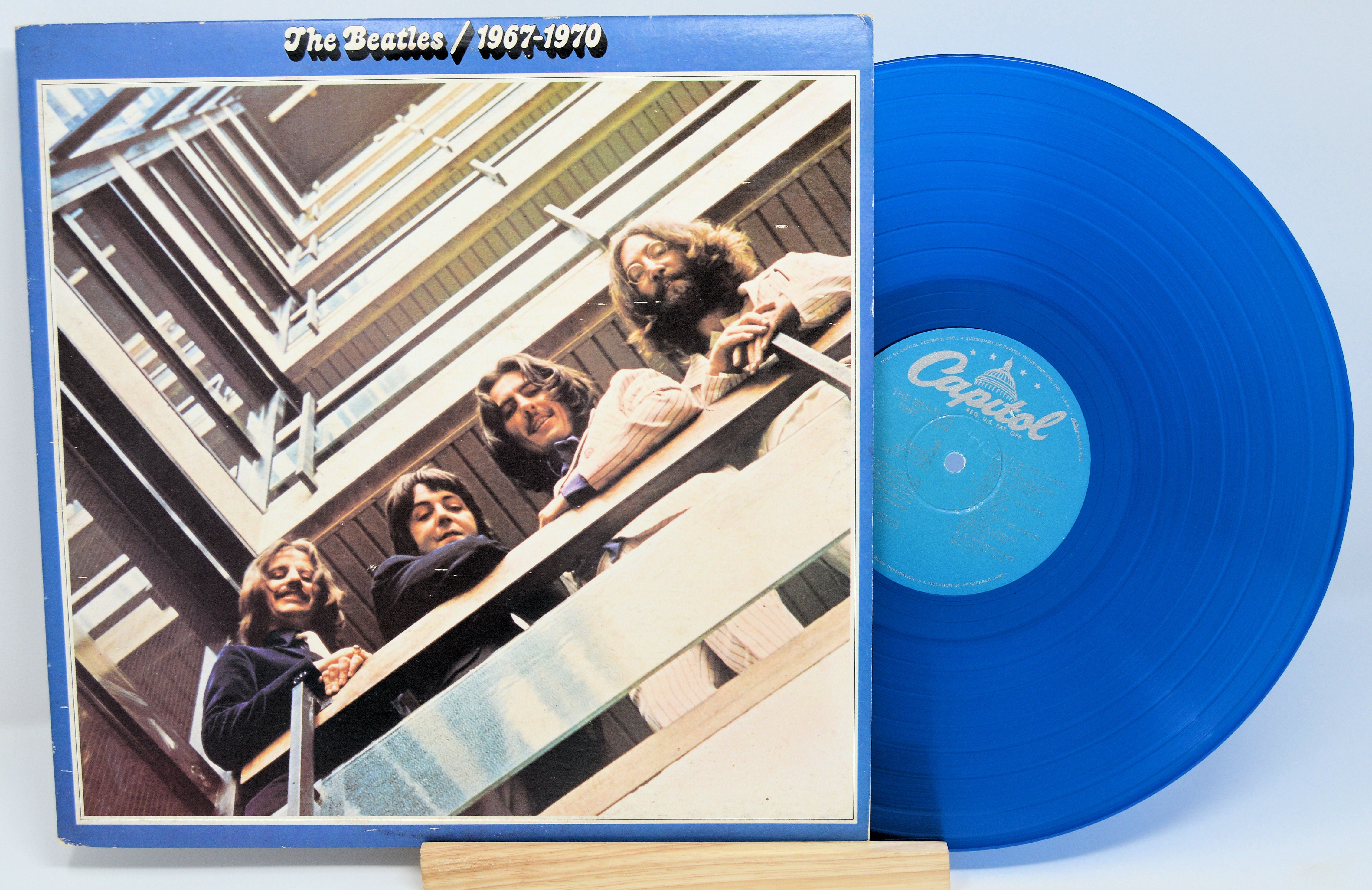 Beatles - 1967 - 1970, Blue Vinyl Record Album 2LP, Greatest Hits – Joe ...