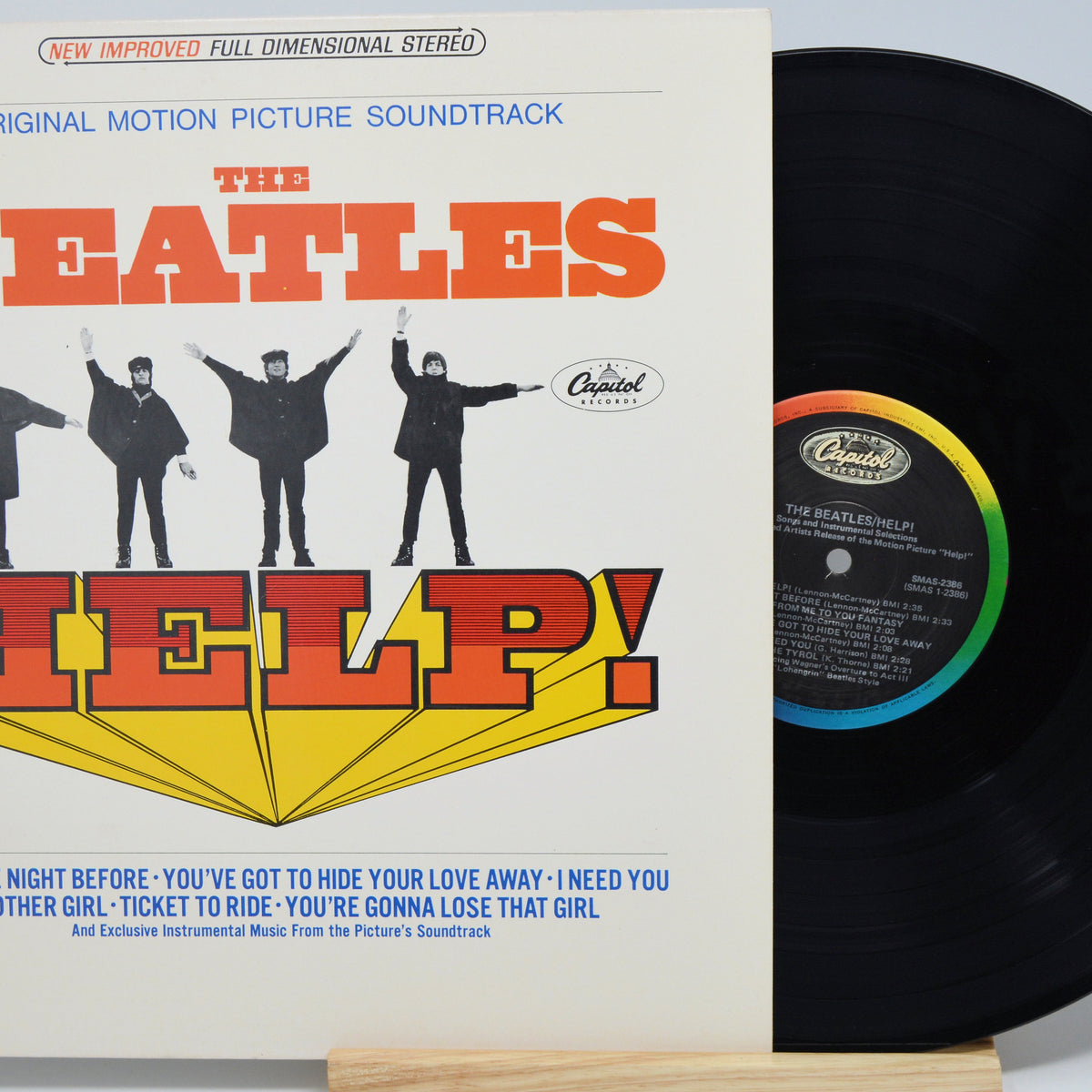 The Beatles - Help!, Vinyl Record Album LP, Capitol SMAS 2386 – Joe's ...