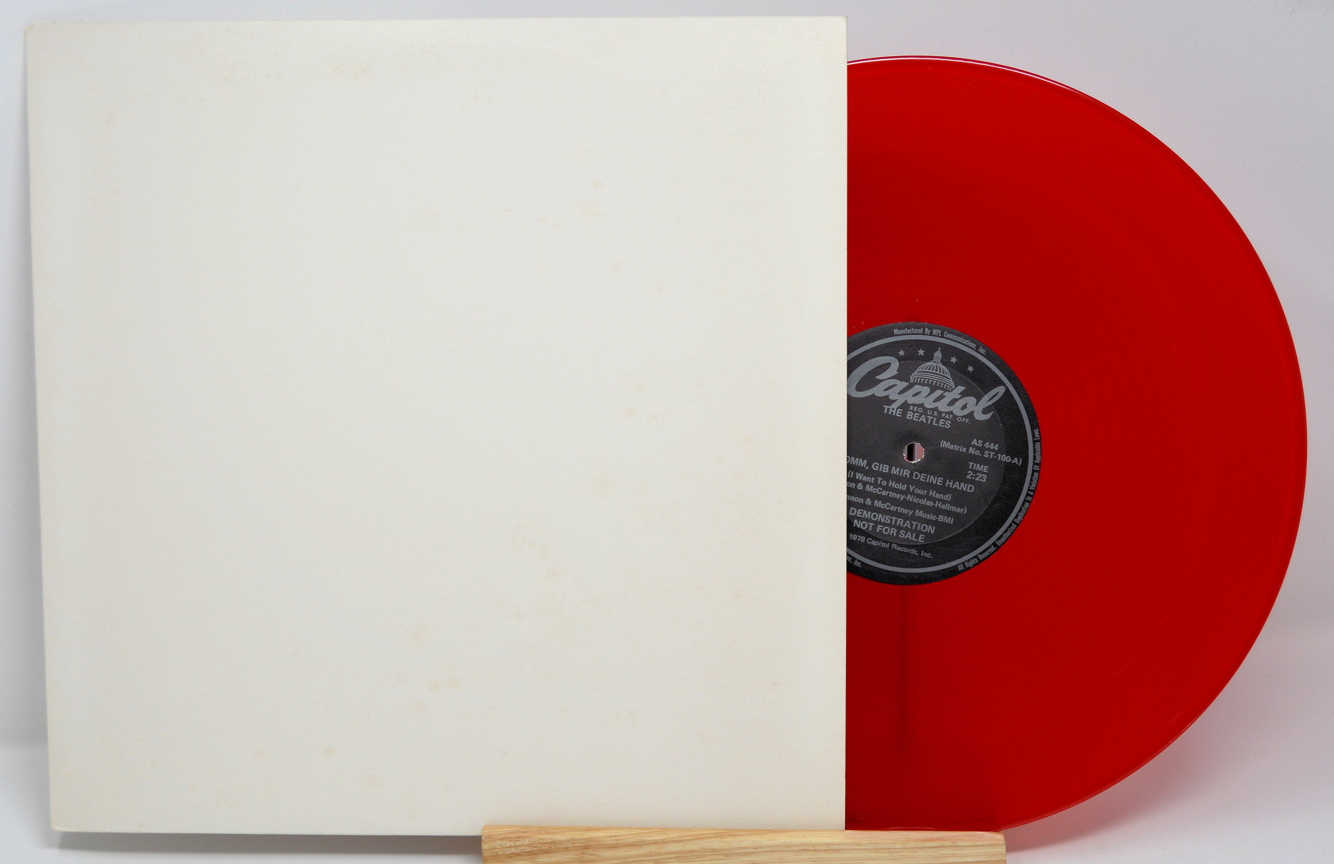 Beatles- Komm Gib Mir Deine Hand/Sie Liebt Dich, Vinyl Record, Red ...