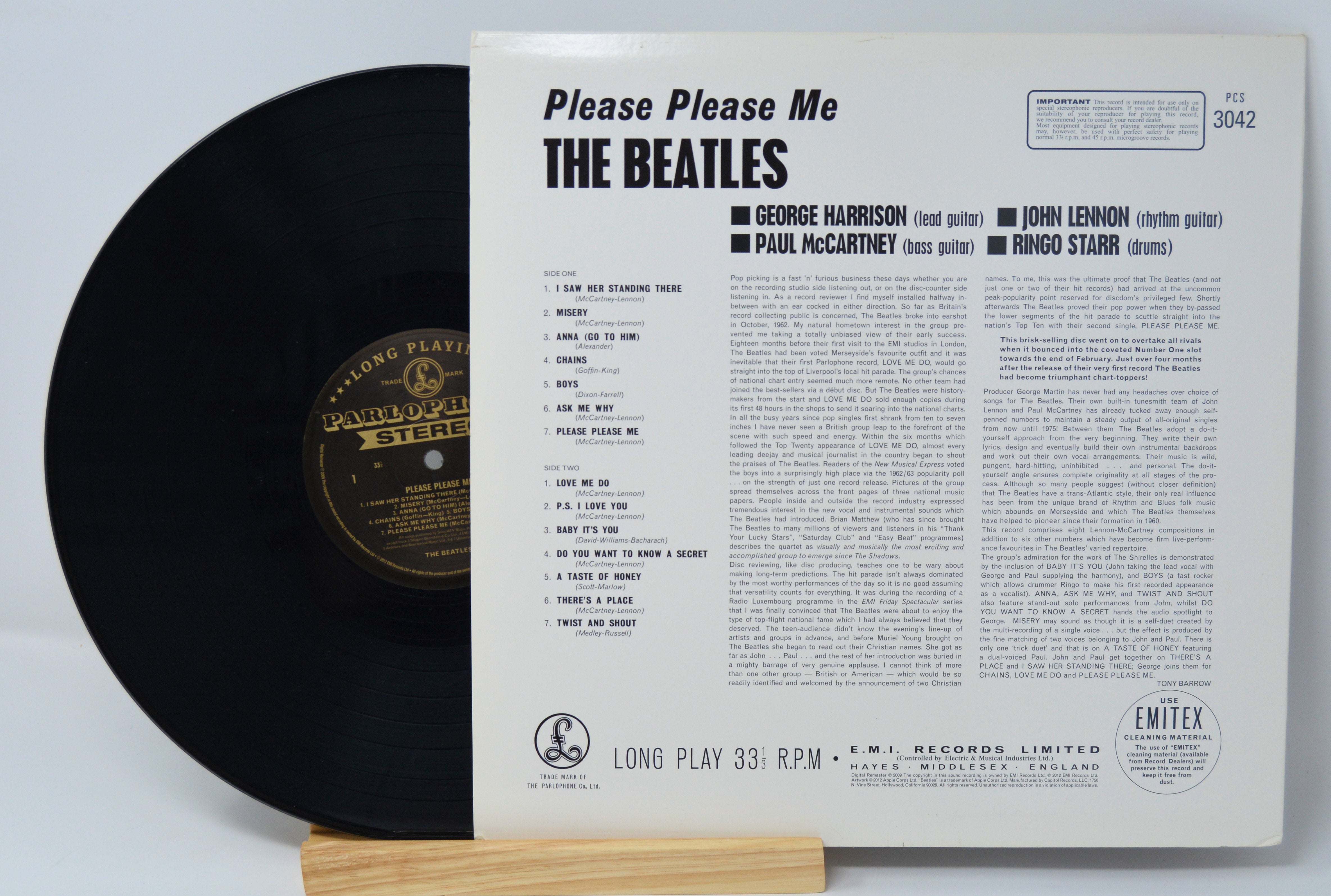 The Beatles - Please Please Me, Vinyl Record Album LP, Parlophone – Joe ...