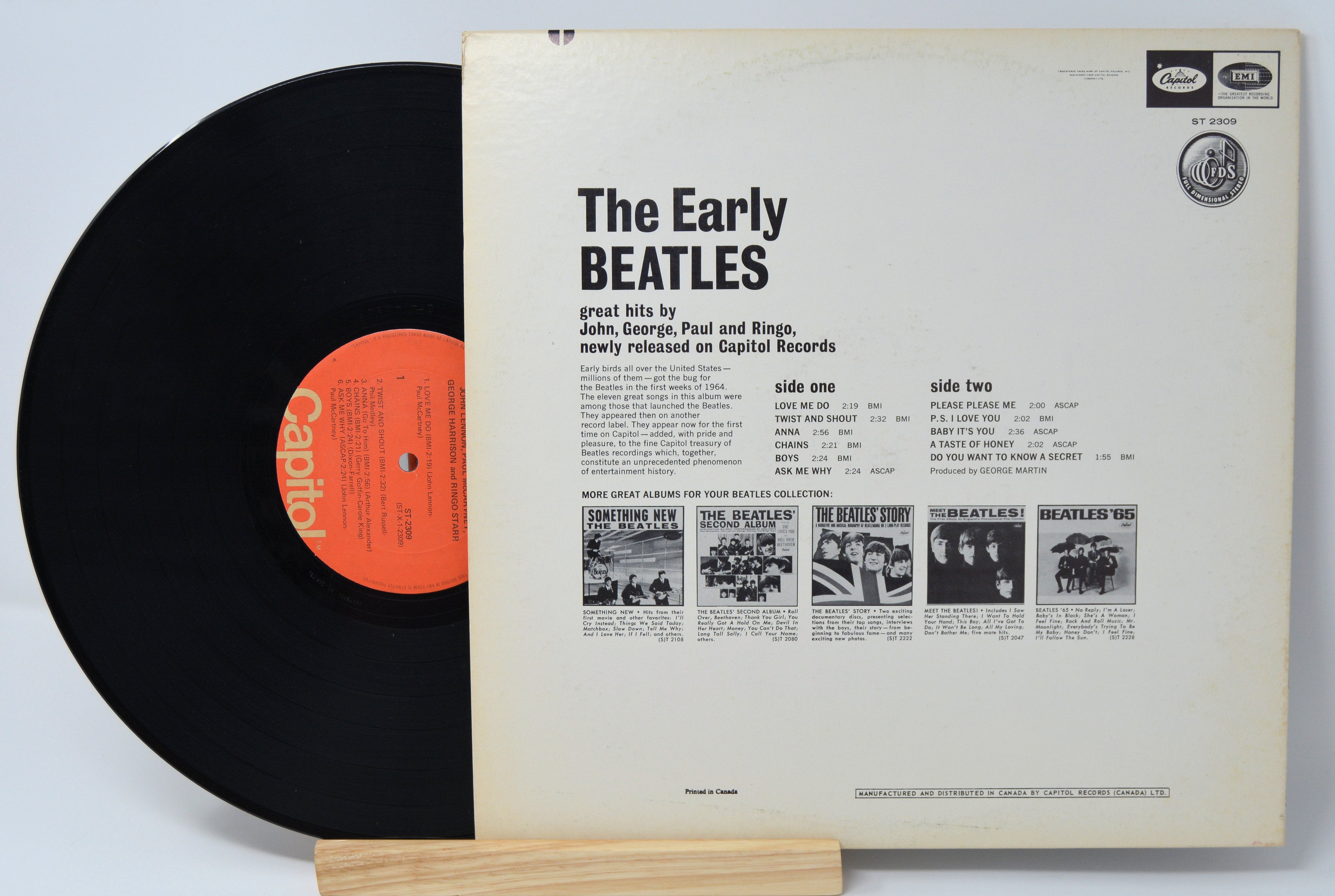 The Beatles - Early Beatles, Vinyl Record Album LP, Capitol ST 2309 ...