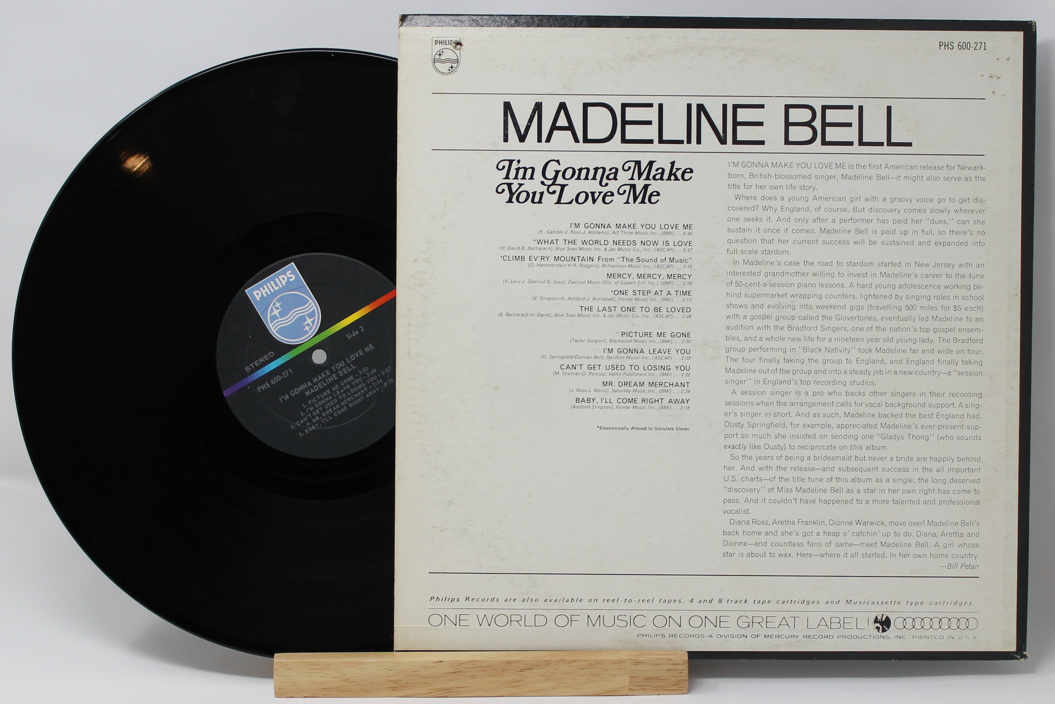 Madeline Bell - I'm Gonna Make You Love Me, Vinyl Record Album LP – Joe ...