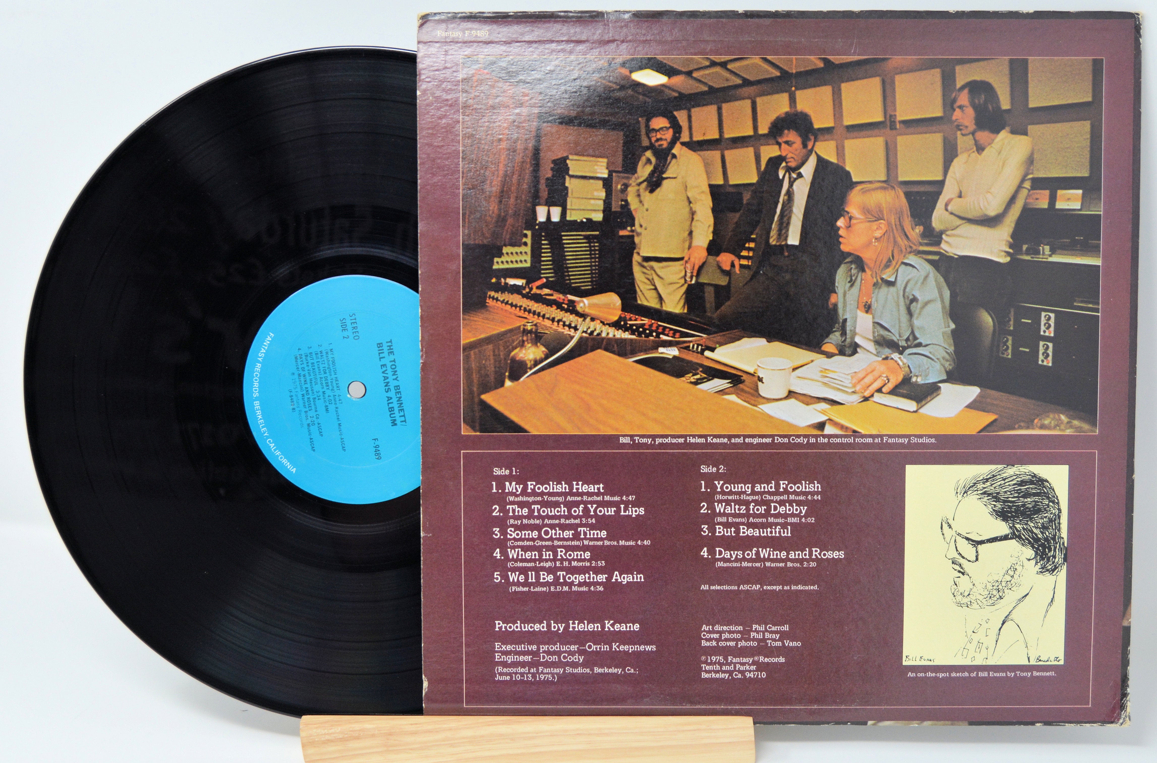 Bennett / Evans - Tony & Bill Album, Vinyl Record LP, Fantasy F-9489 – Joe's Albums