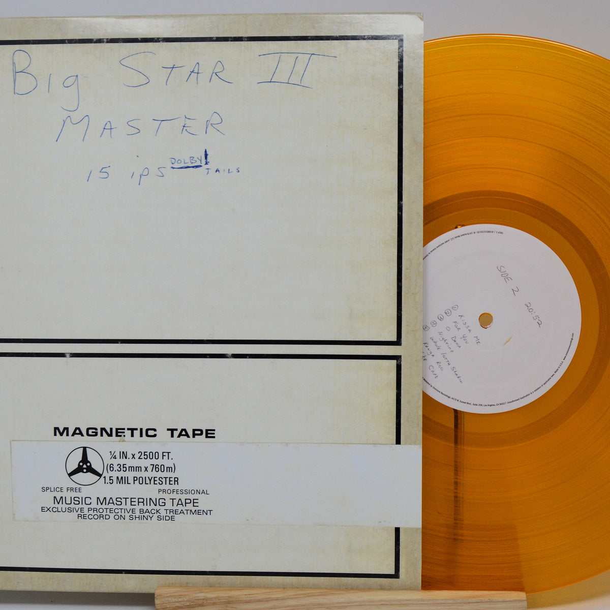 Big Star ‎– Third (Test Pressing Edition) Vinyl Record Album LP – Joe's ...