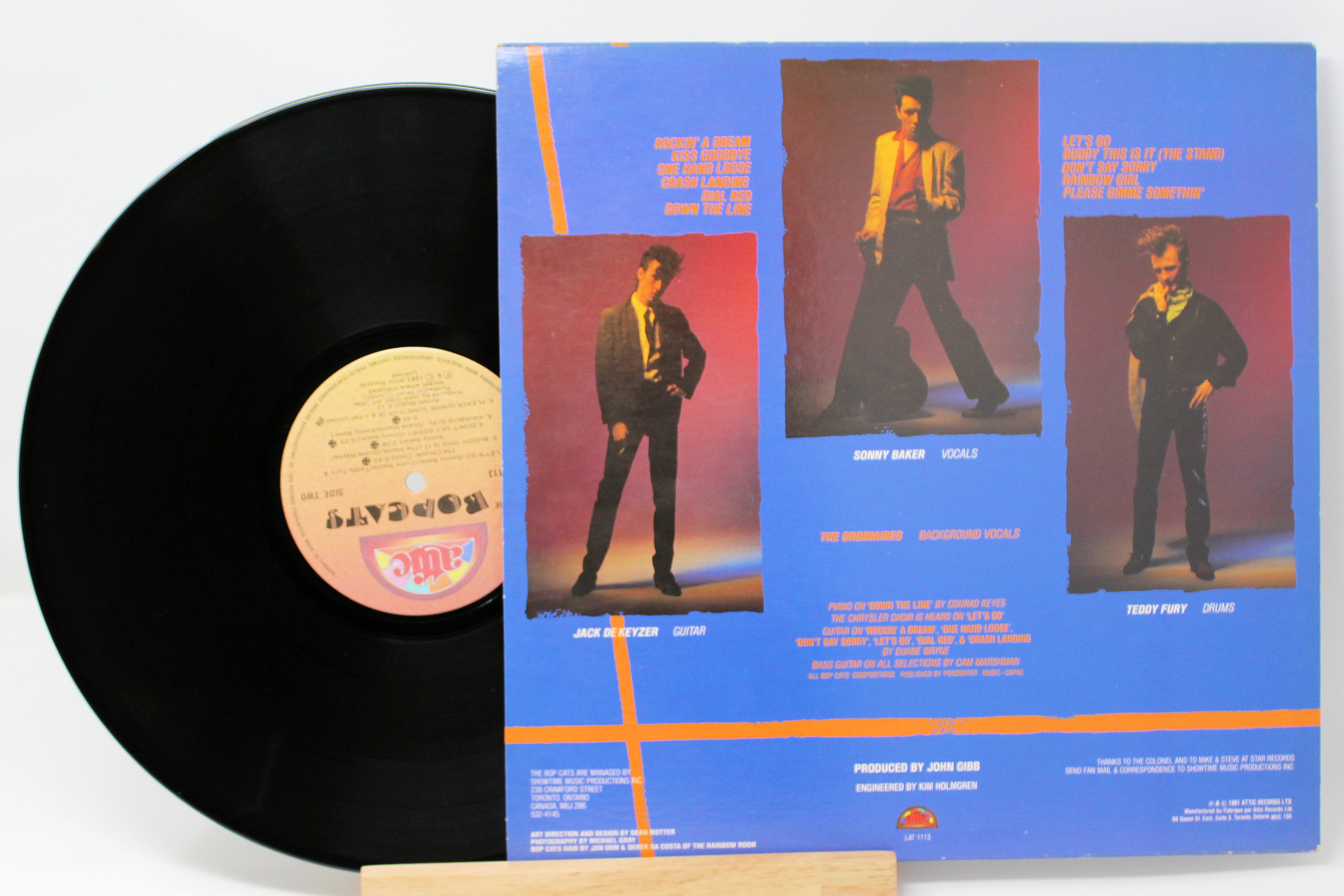 Bopcats – Bop Cats, Vinyl Record Album LP, Attic LAT1113 – Joe's Albums