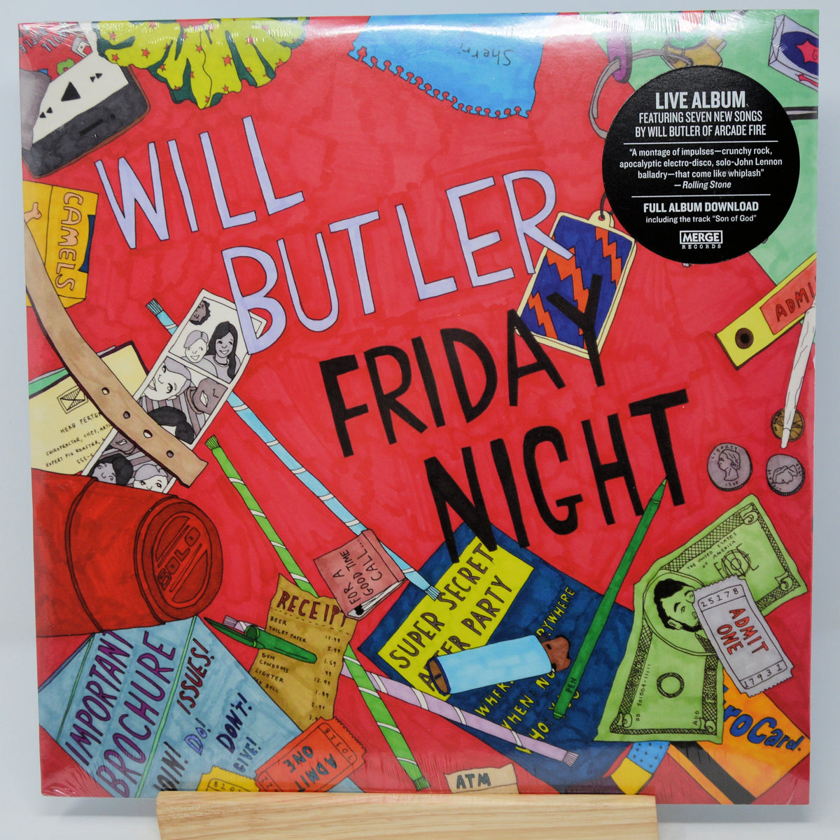 William Butler - Friday Night, Vinyl Record Album LP, Merge Records ...