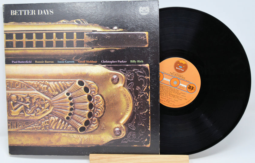Paul Butterfield - Better Days, Vinyl Record Album LP, Bearsville – Joe ...