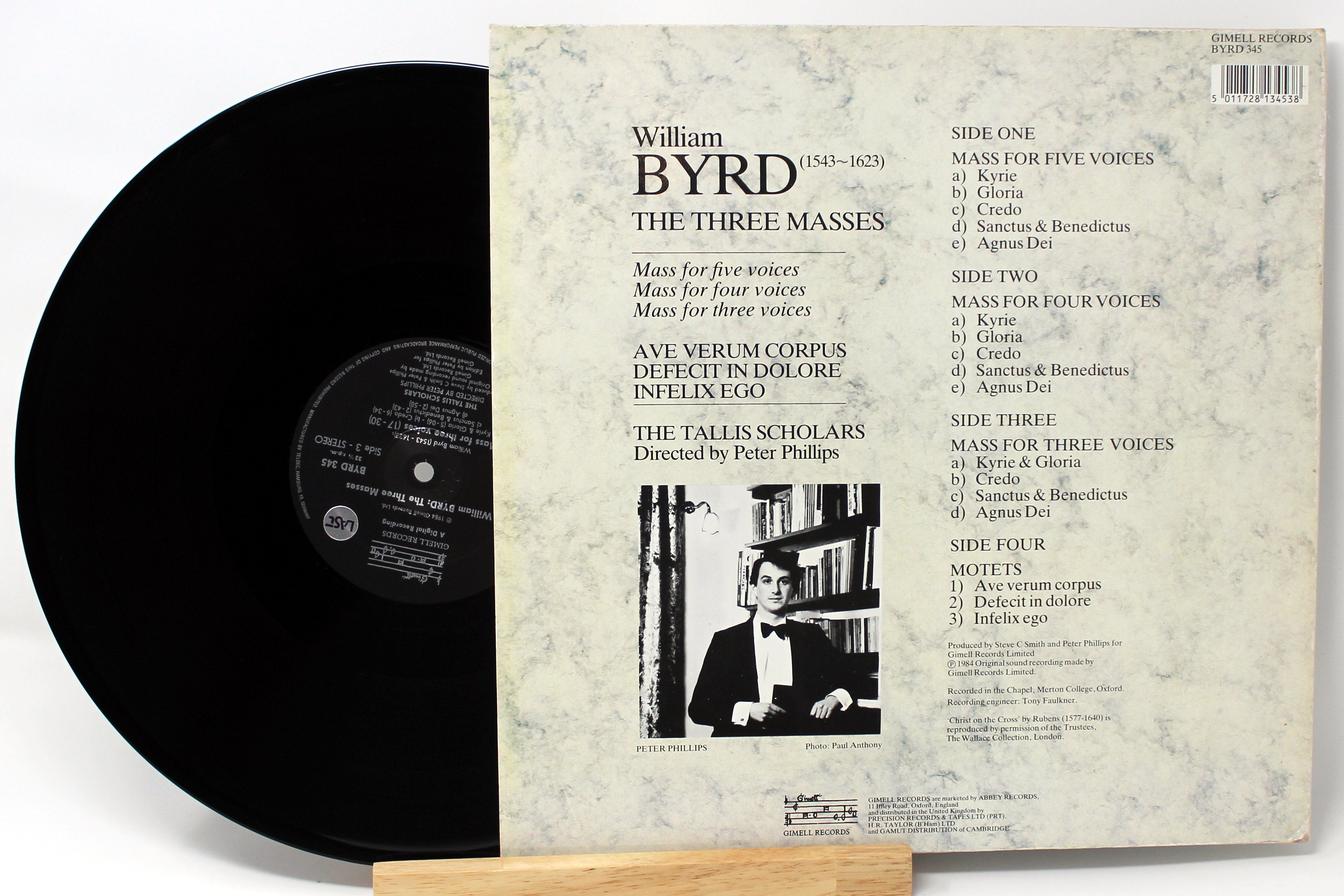William Byrd - The Three Masses, Vinyl Record Album LP, Classical – Joe's Albums