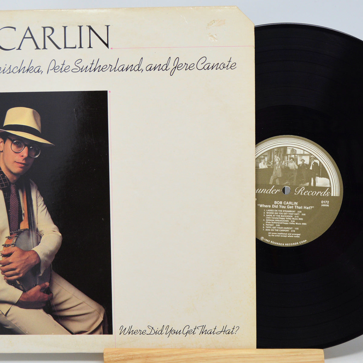 Bob Carlin - Where Did You Get That Hat?, Vinyl Record Album LP – Joe's ...