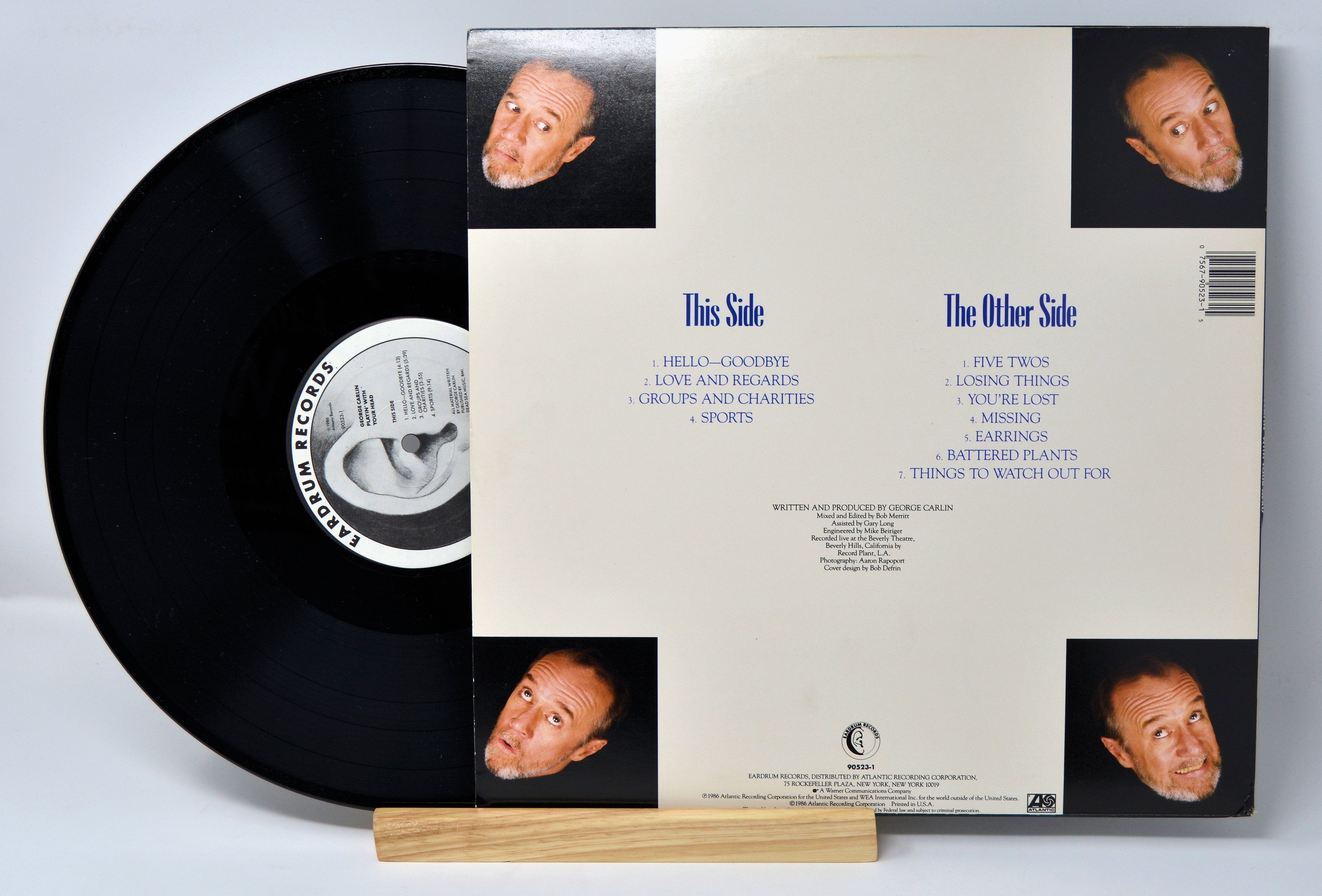 Carlin, George - Playin With Your Head, Vinyl Record Album LP – Joe's ...