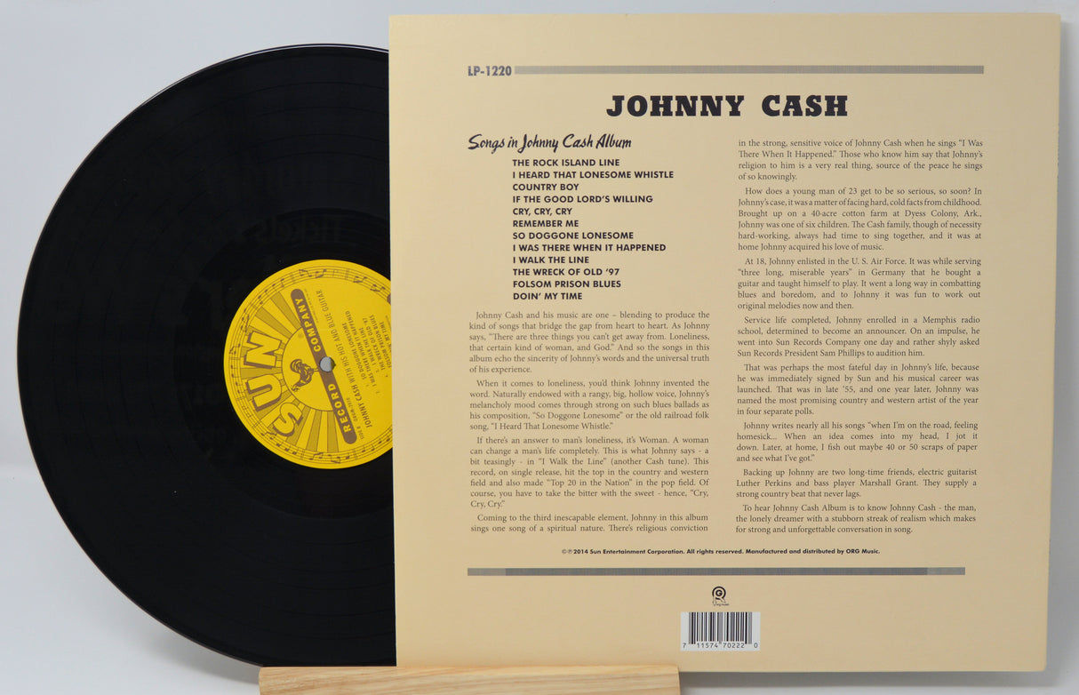 Johnny Cash - With His Hot Blue Guitar, Vinyl Record Album LP – Joe's ...