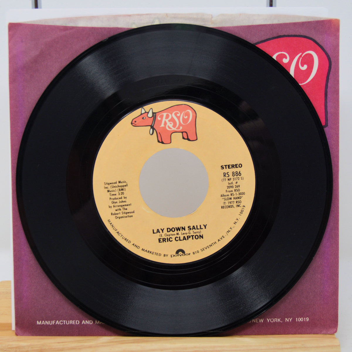 Clapton, Eric - Lay Down Sally, vinyl Record 7 Inch, 45RPM – Joe's Albums