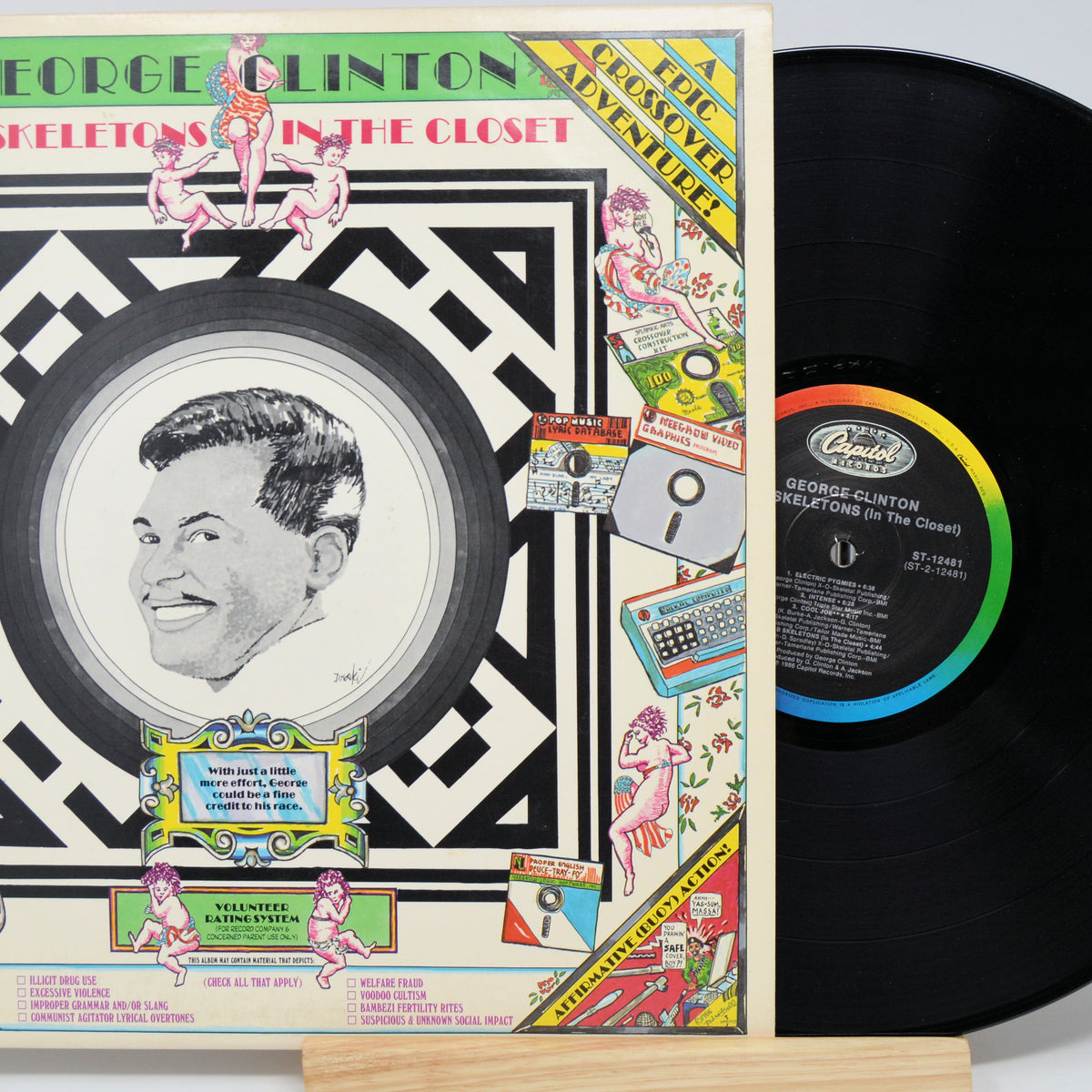 George Clinton - R&B Skeletons In The Closet, Vinyl Record Album LP ...