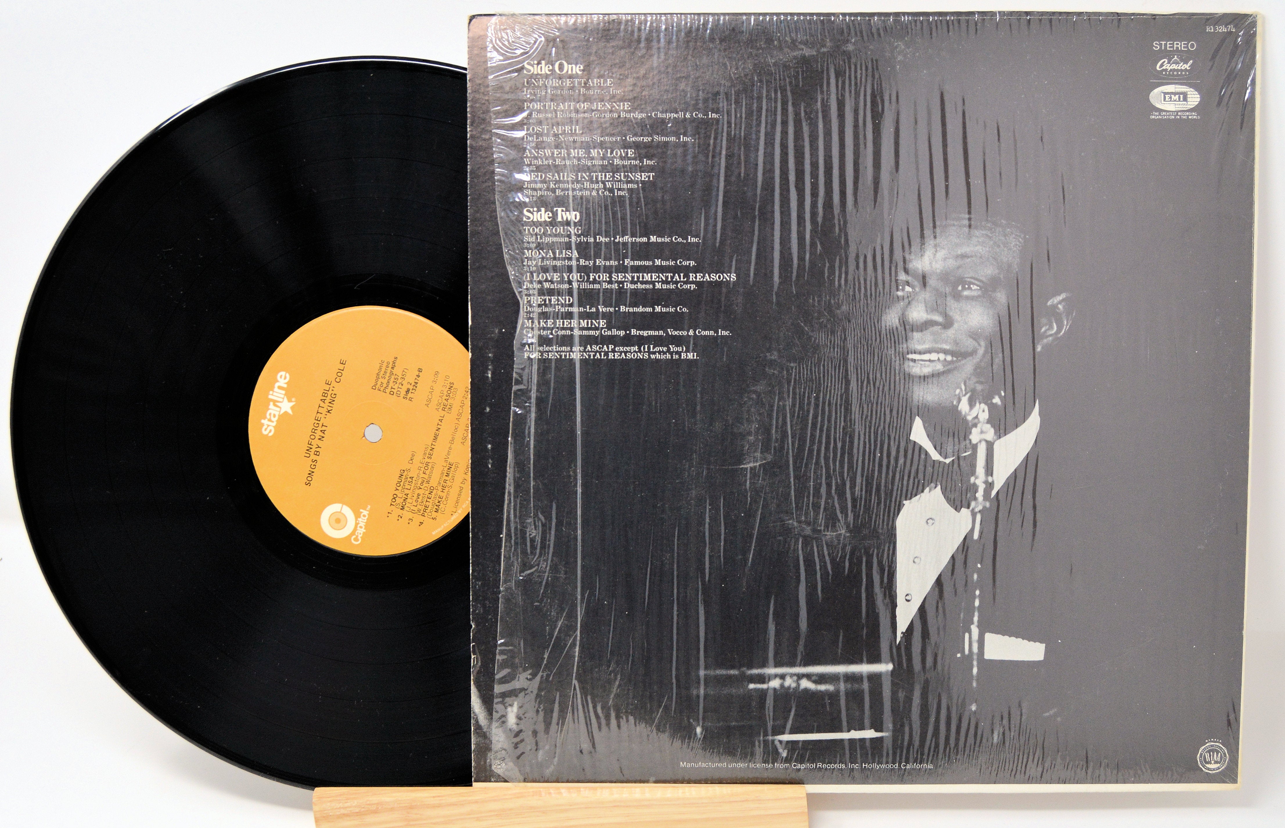 Nat King Cole - Unforgettable, Vinyl Record Album LP, Capitol – Joe's ...