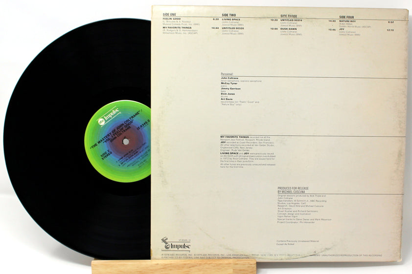 Coltrane, John - Mastery Of IV, Vinyl Record Album 2LP – Joe's Albums