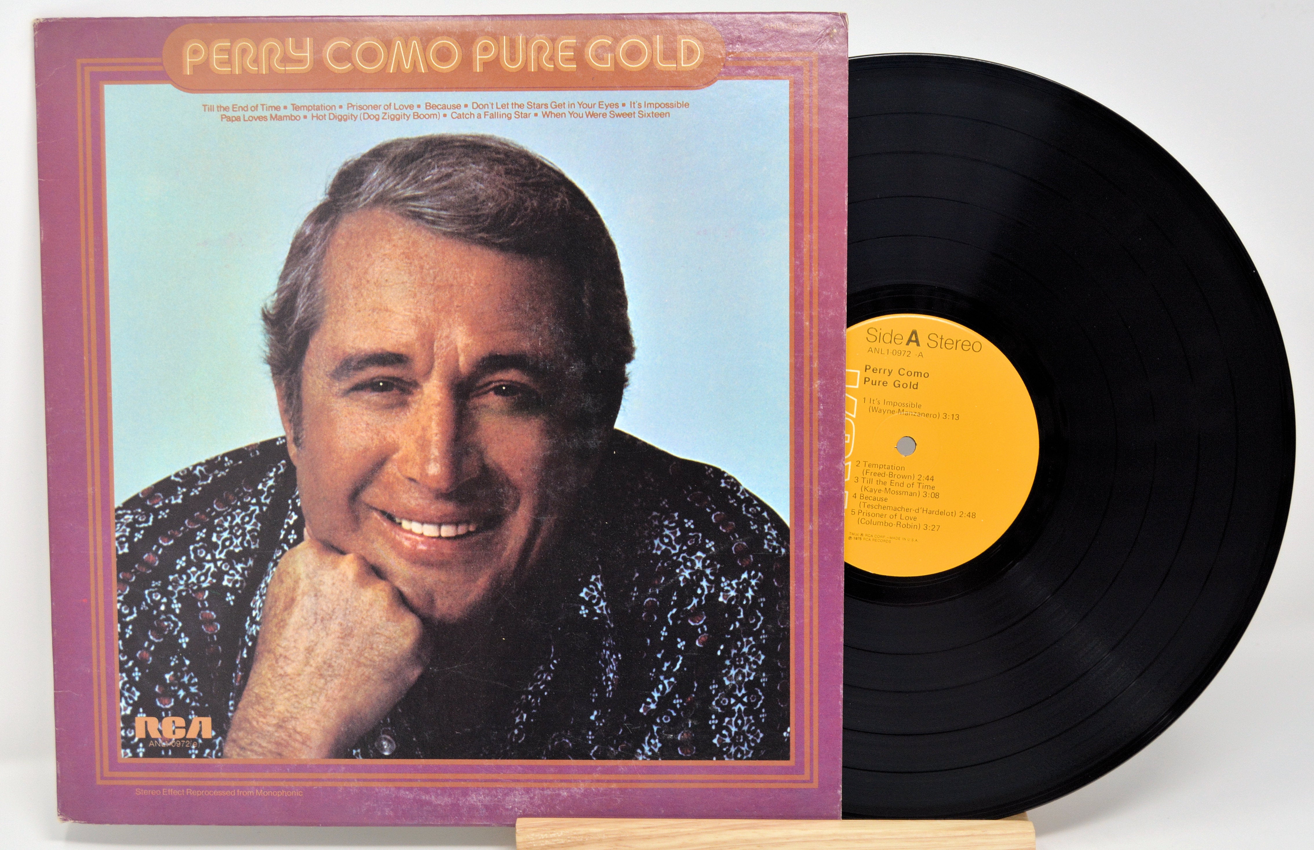 Perry Como - Pure Gold, Vinyl Record Album LP – Joe's Albums