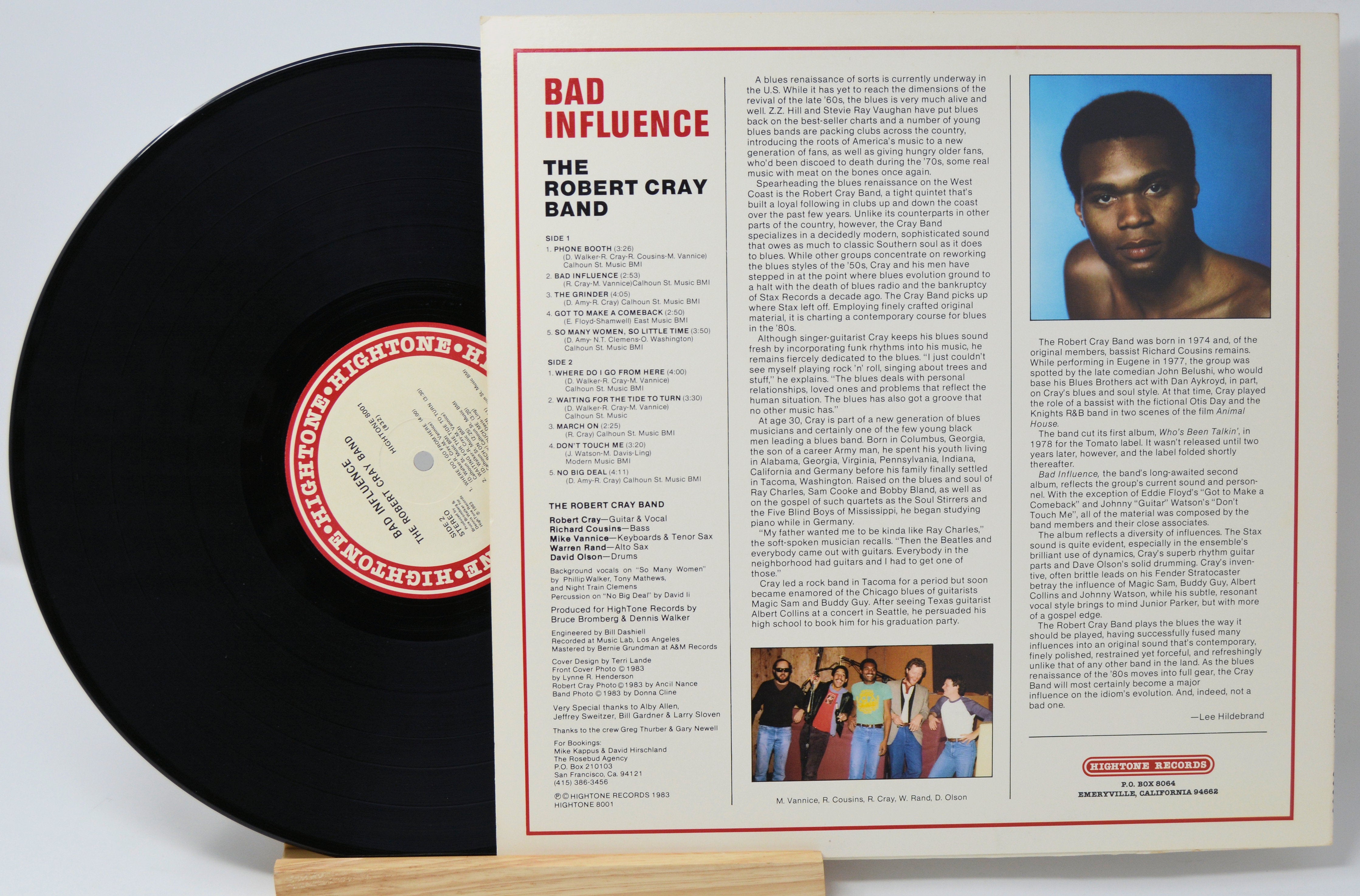 Robert Cray - Bad Influence, Vinyl Record Album LP, Hightone – Joe's Albums