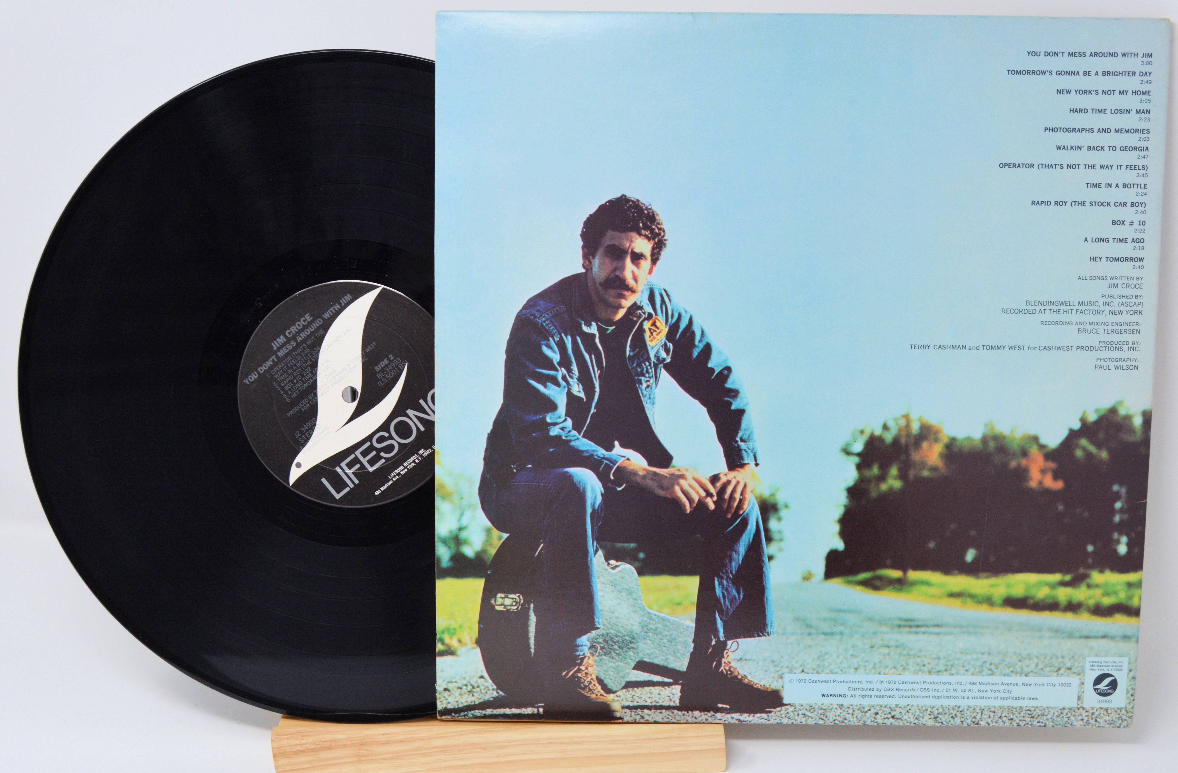 Croce, Jim - You Don't Mess Around With Jim, Vinyl Record Album LP ... Croce, Jim - You Don't Mess Around With Jim, Vinyl Record Album LP ...