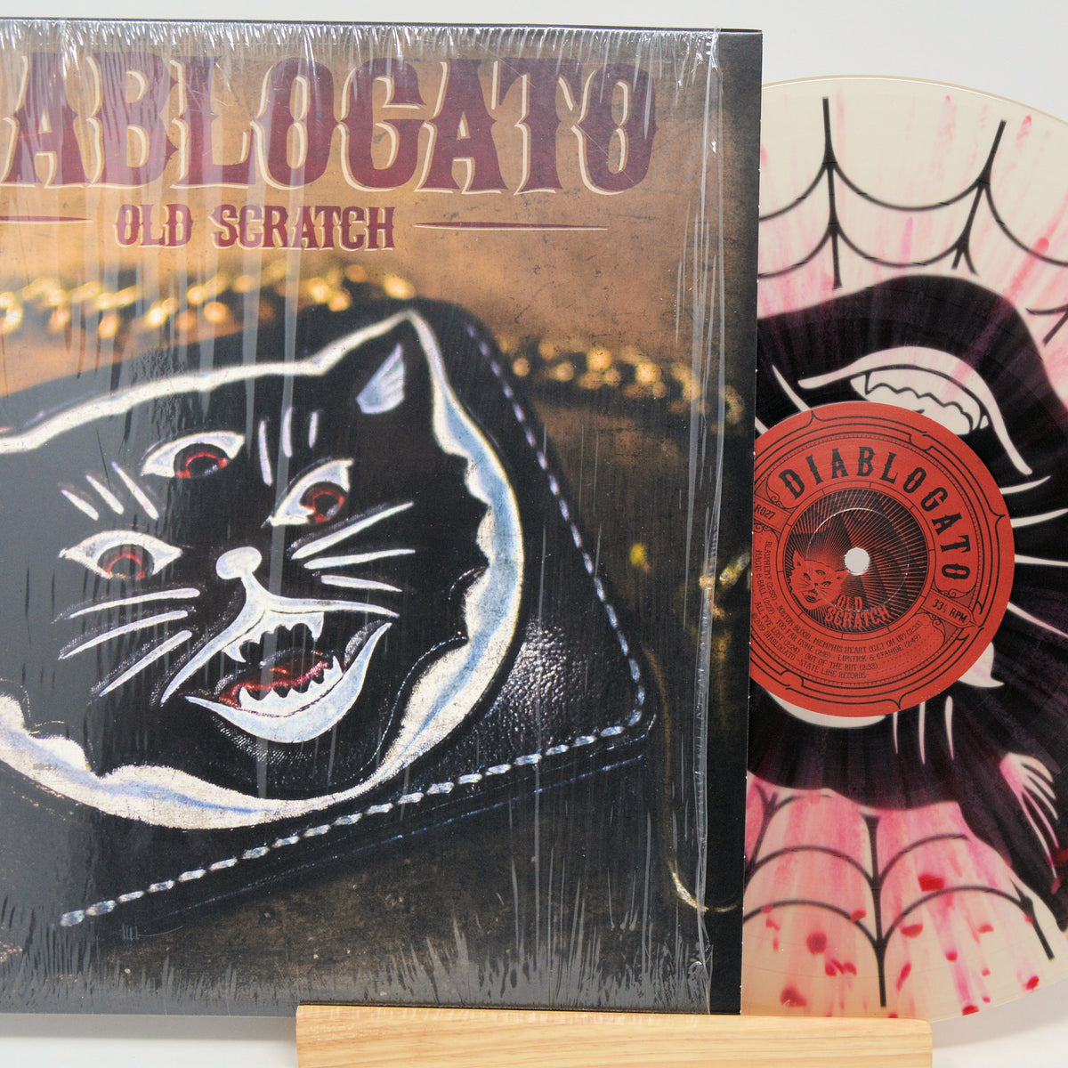 Diablogato ‎– Old Scratch, Vinyl Record Album LP, Rockabilly, Splatter ...
