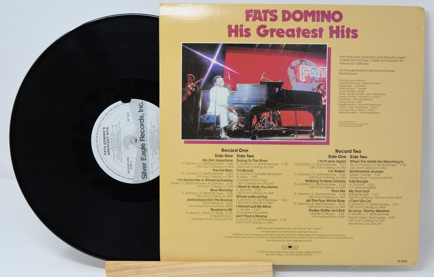 Fats Domino - His Greatest Hits, Vinyl Record Album LP – Joe's Albums Fats Domino - His Greatest Hits, Vinyl Record Album LP – Joe's Albums