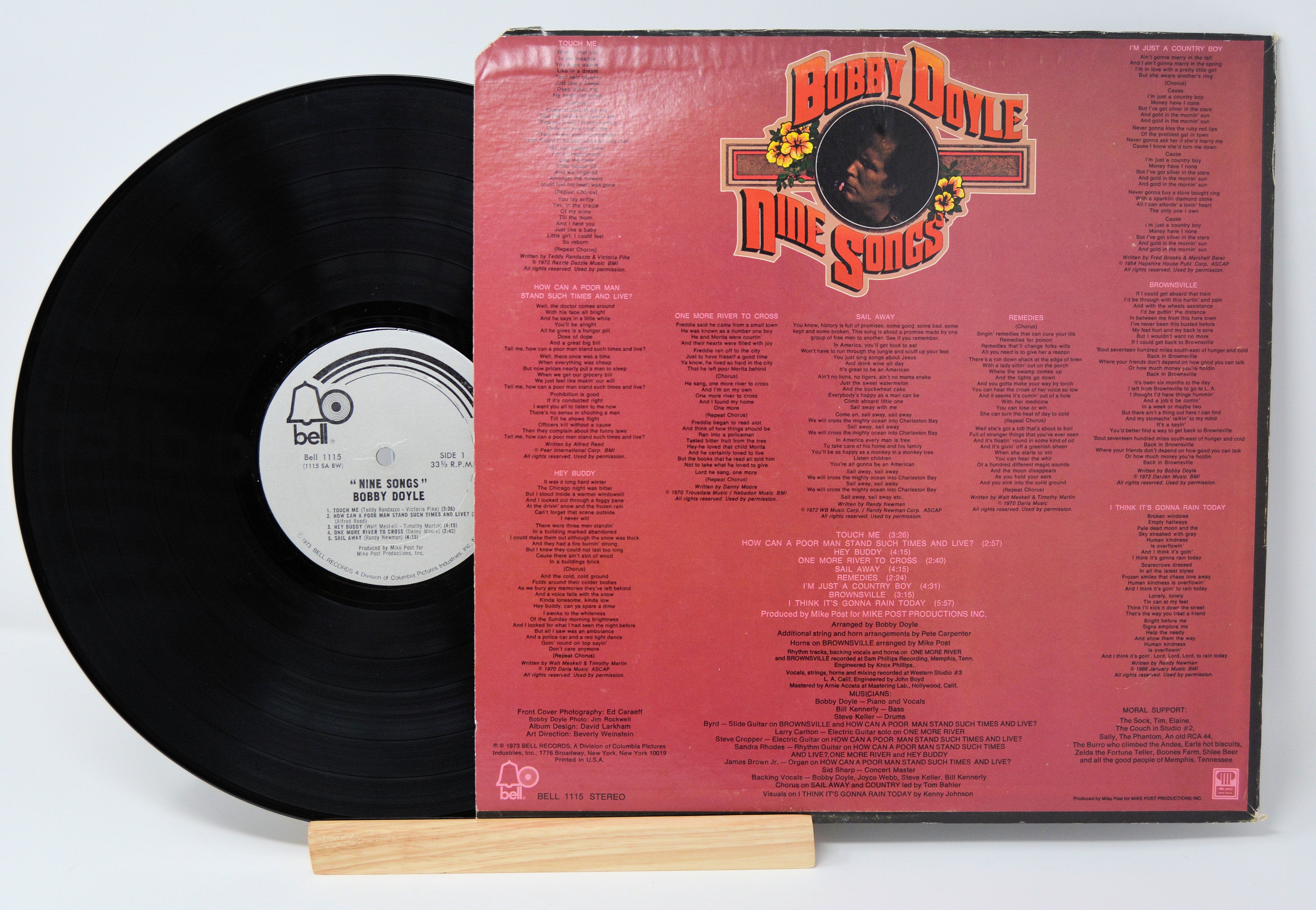 Bobby Doyle - Nine Songs, Vinyl Record LP – Joe's Albums