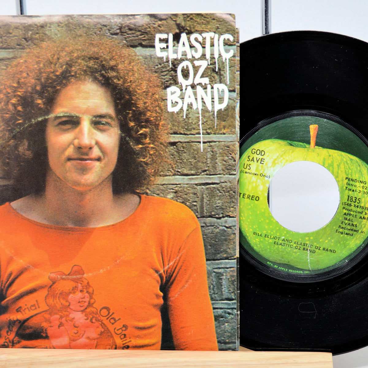 Elastic Oz Band - God Save Us, 7 Inch Vinyl Record, Apple 1835 – Joe's ...
