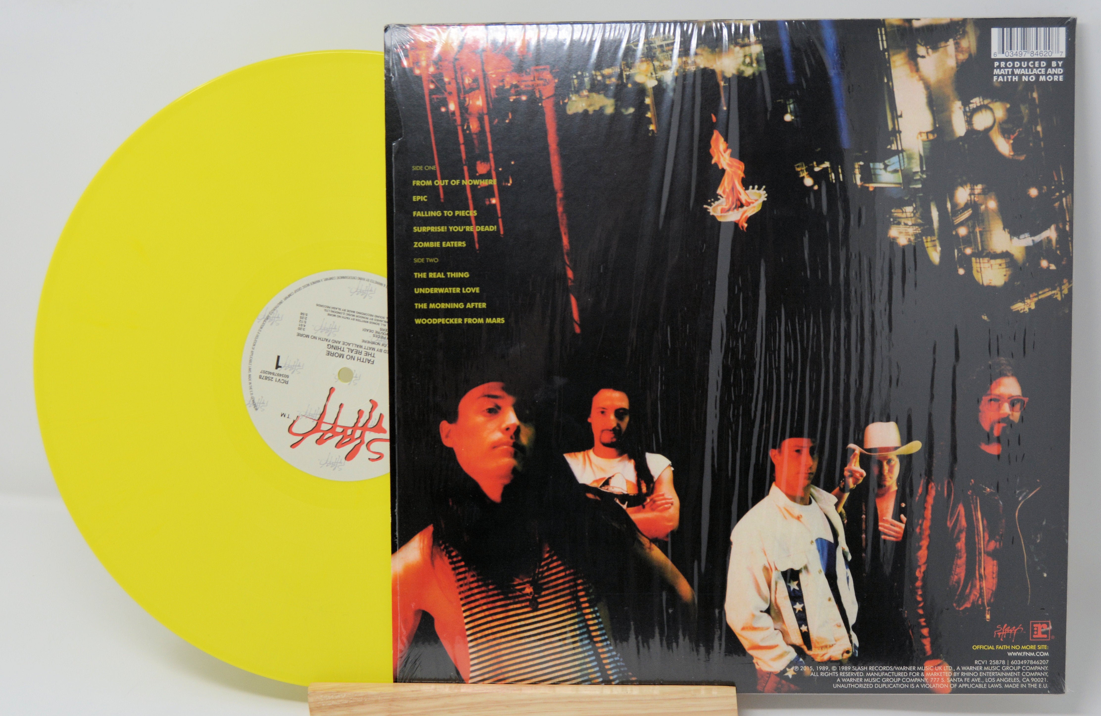 Faith No More - Real Thing, Vinyl Record Album LP, Yellow Colored – Joe ...