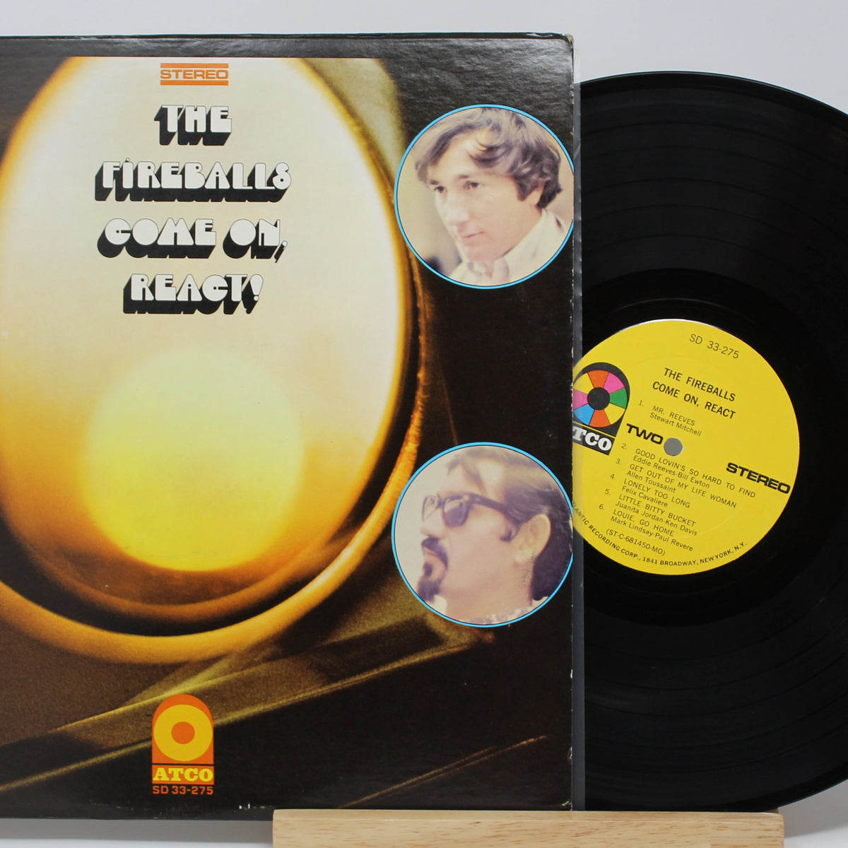 The Fireballs - Come On, React!, Vinyl Record Album LP, ATCO – Joe's Albums