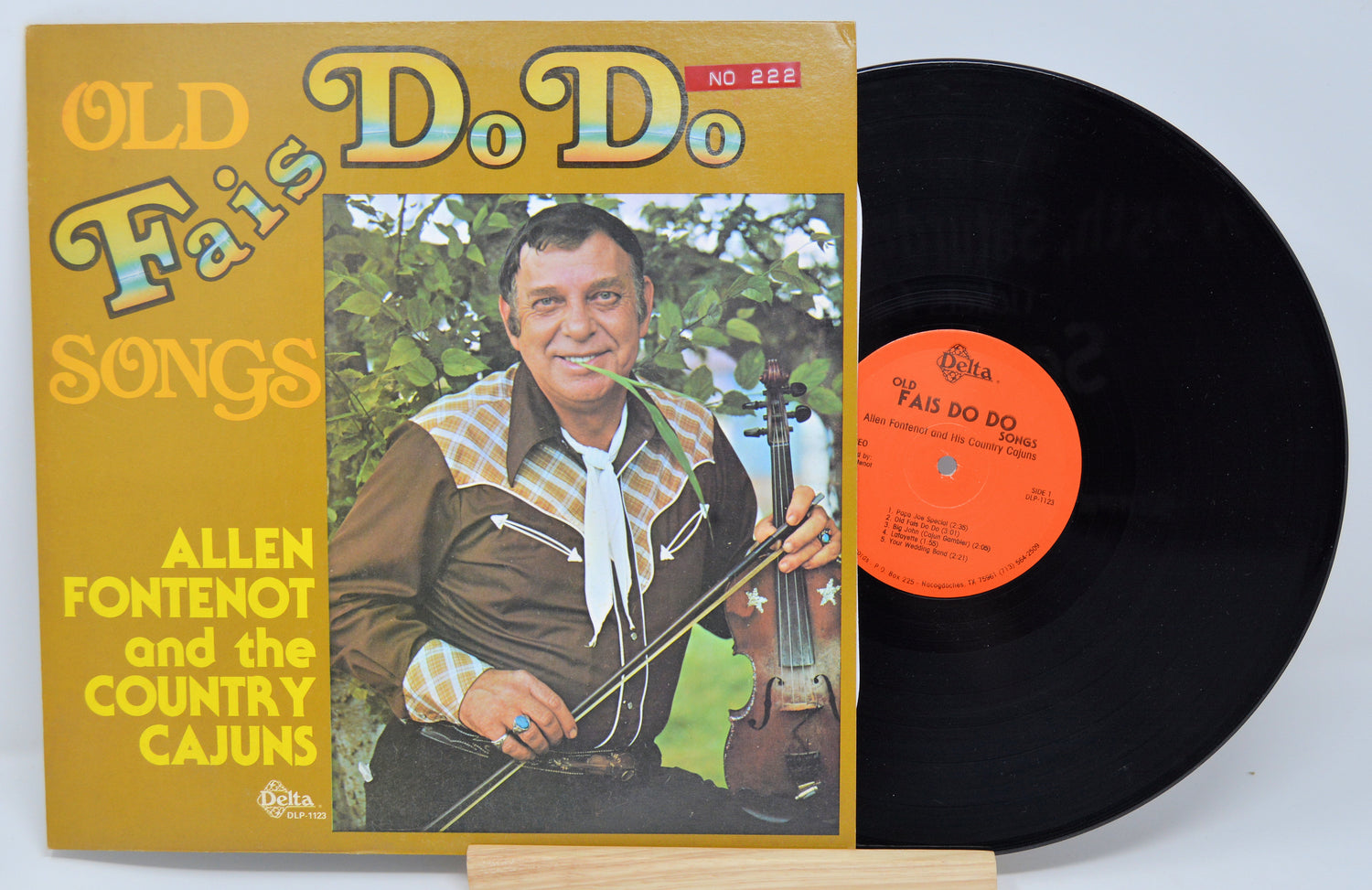 Allen Fontenot - Old Fais Do Do Songs, Vinyl Record Album LP, Delta ...