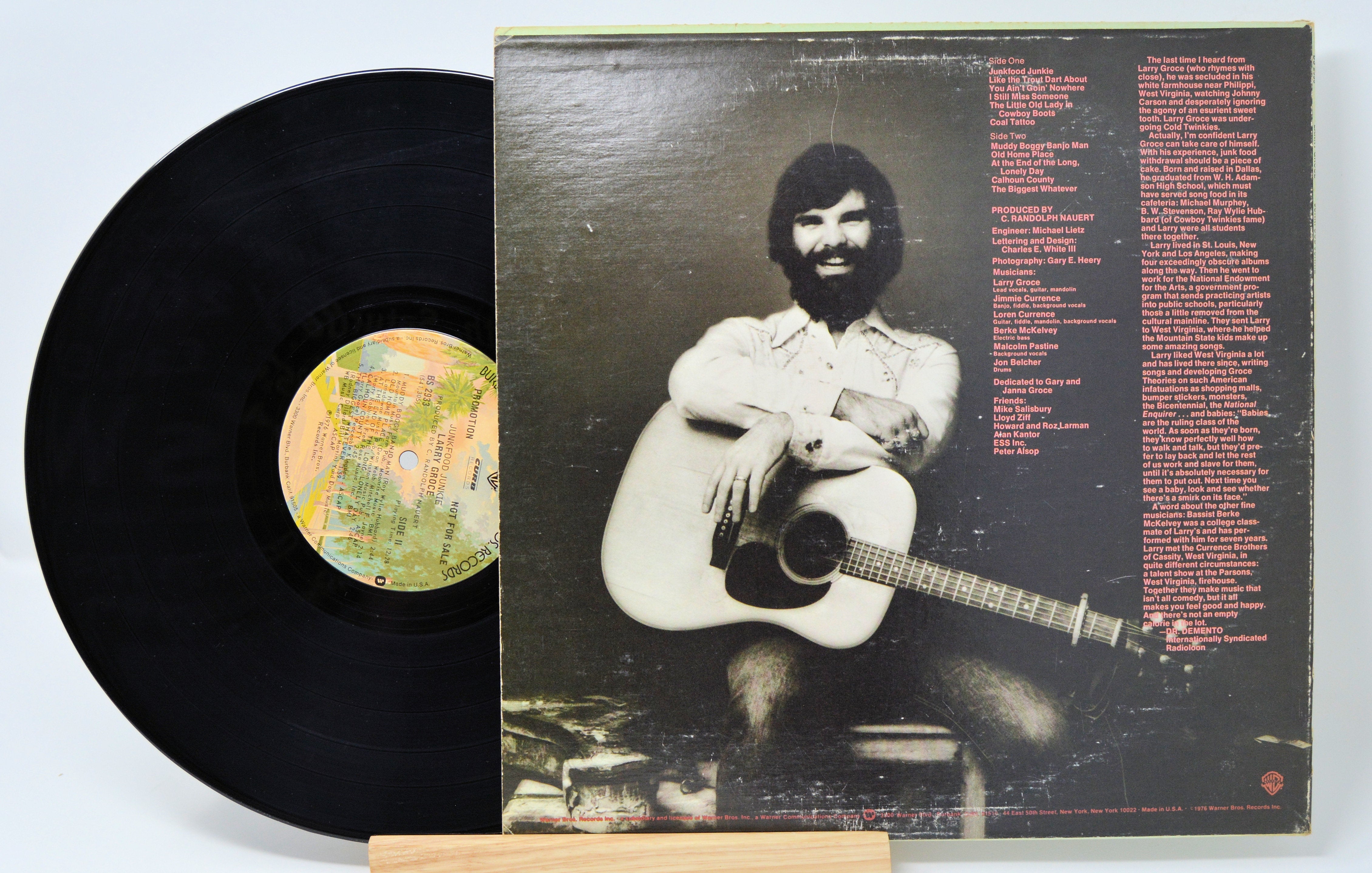 Larry Groce - Junkfood Junkie, Promo, Vinyl Record Album LP – Joe's Albums