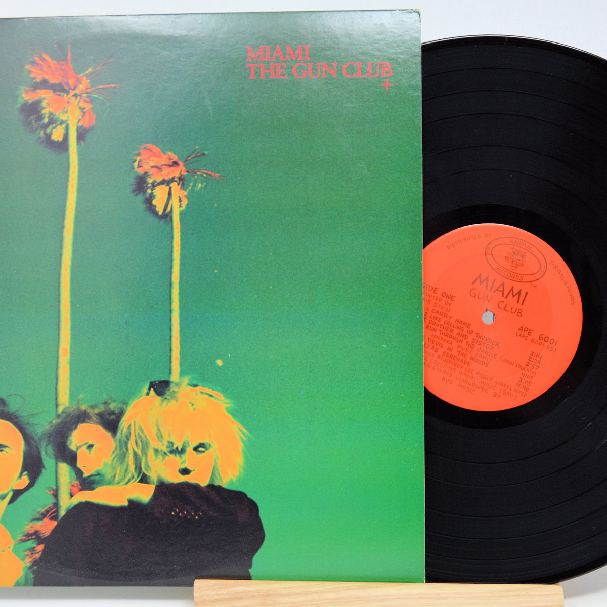 Gun Club - Miami, Vinyl Record Album LP, Animal Records, Original – Joe ...