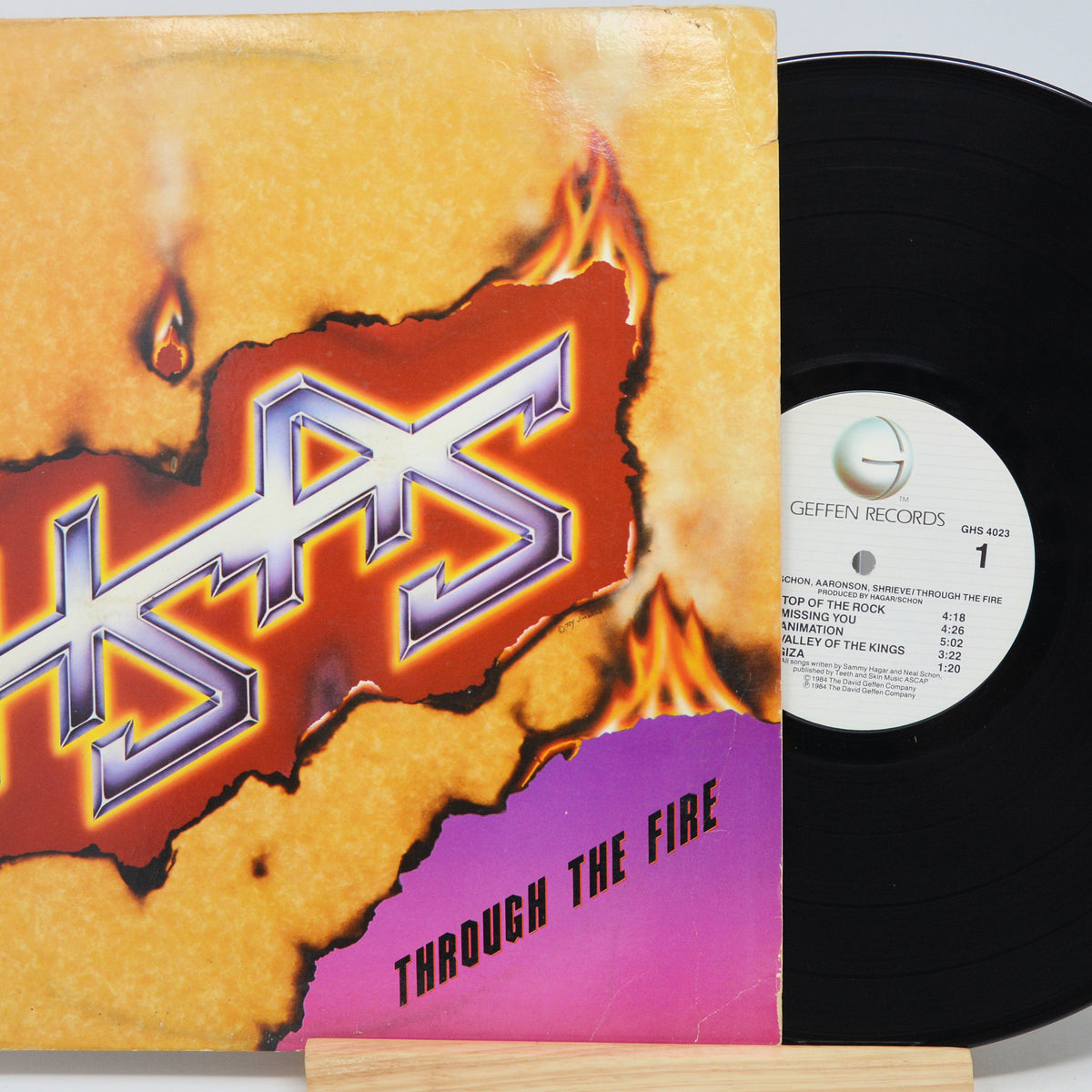 HSAS - Through The Fire, Vinyl Record Album LP, Sammy Hagar – Joe's Albums