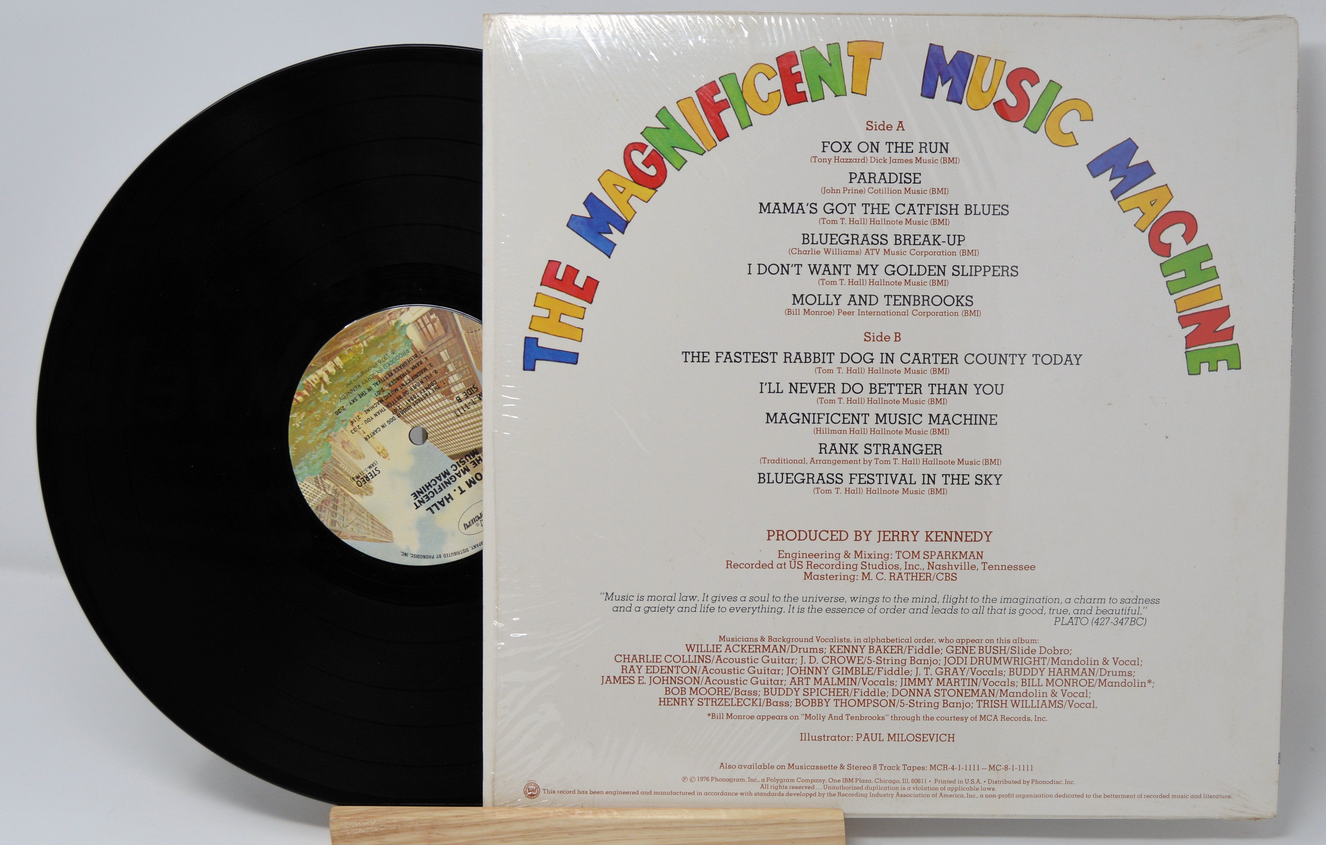 Tom T. Hall - Magnificent Music Machine, Vinyl Record LP, Mercury – Joe ...