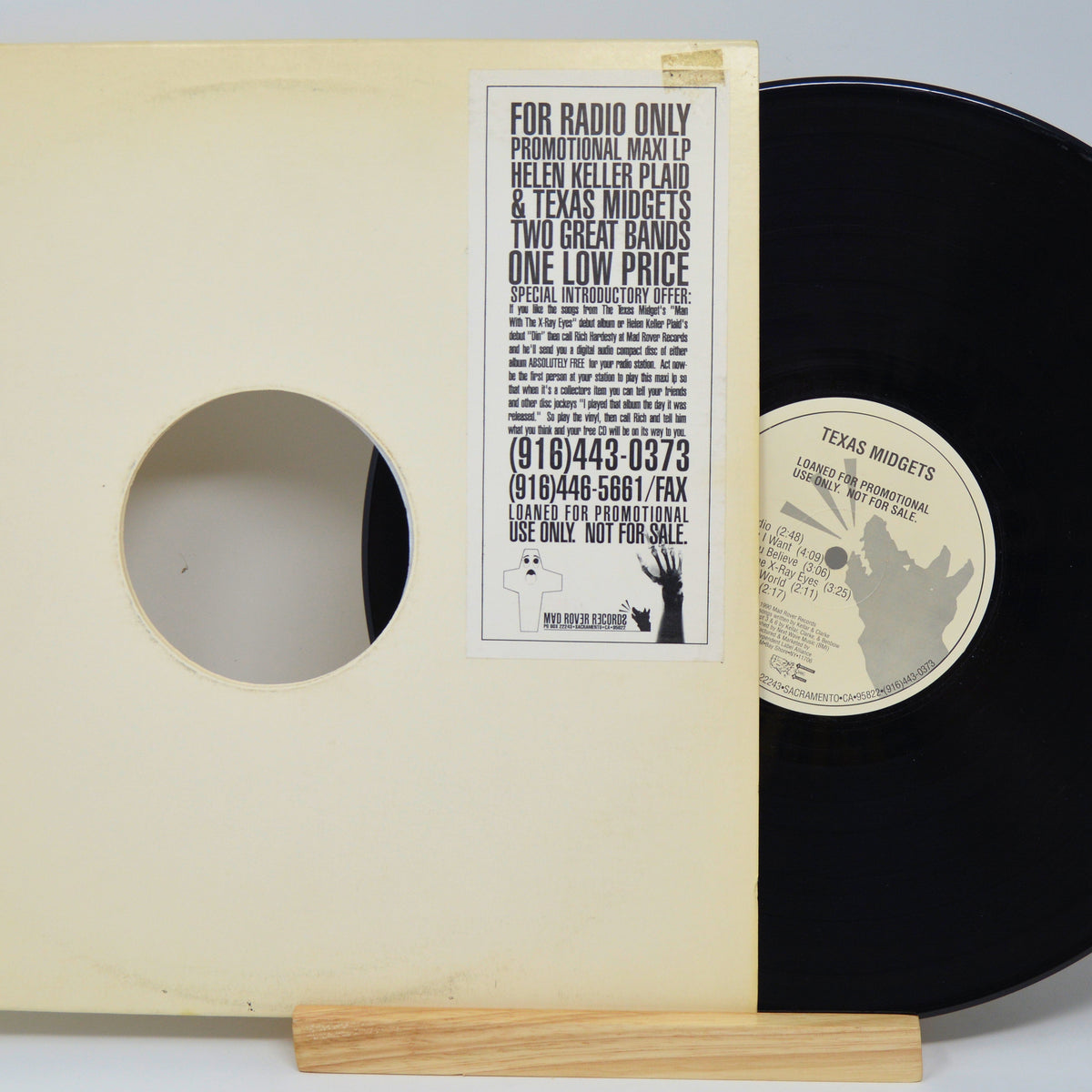 Helen Keller Plaid / Texas Midgets – Split, Vinyl Record Album – Joe's ...