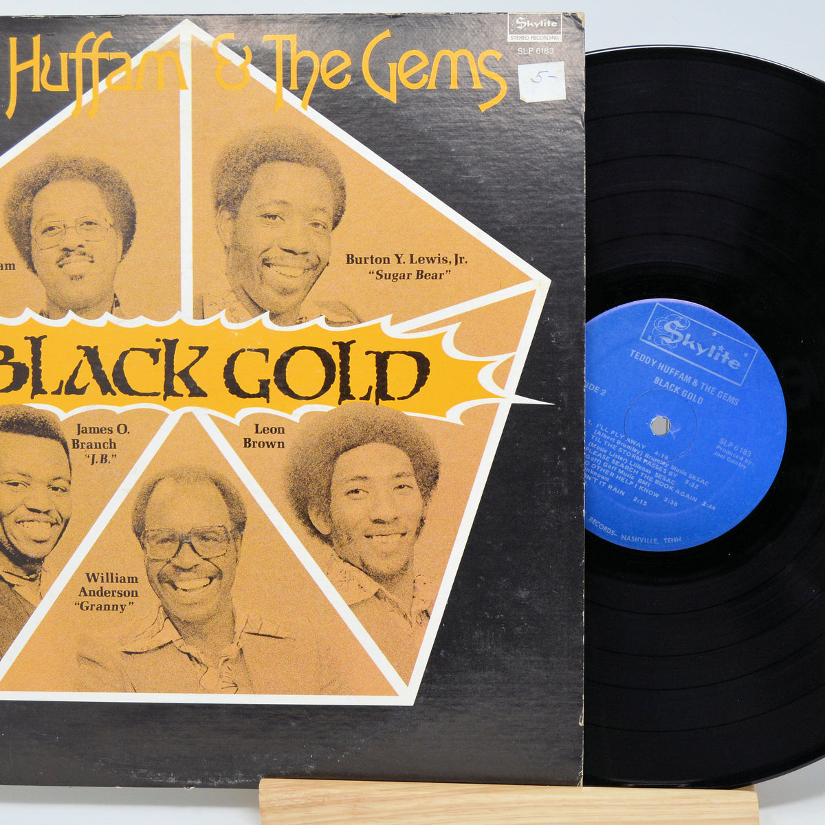 Teddy Huffam & The Gems- Black Gold, Gospel, Vinyl Record Album LP ...