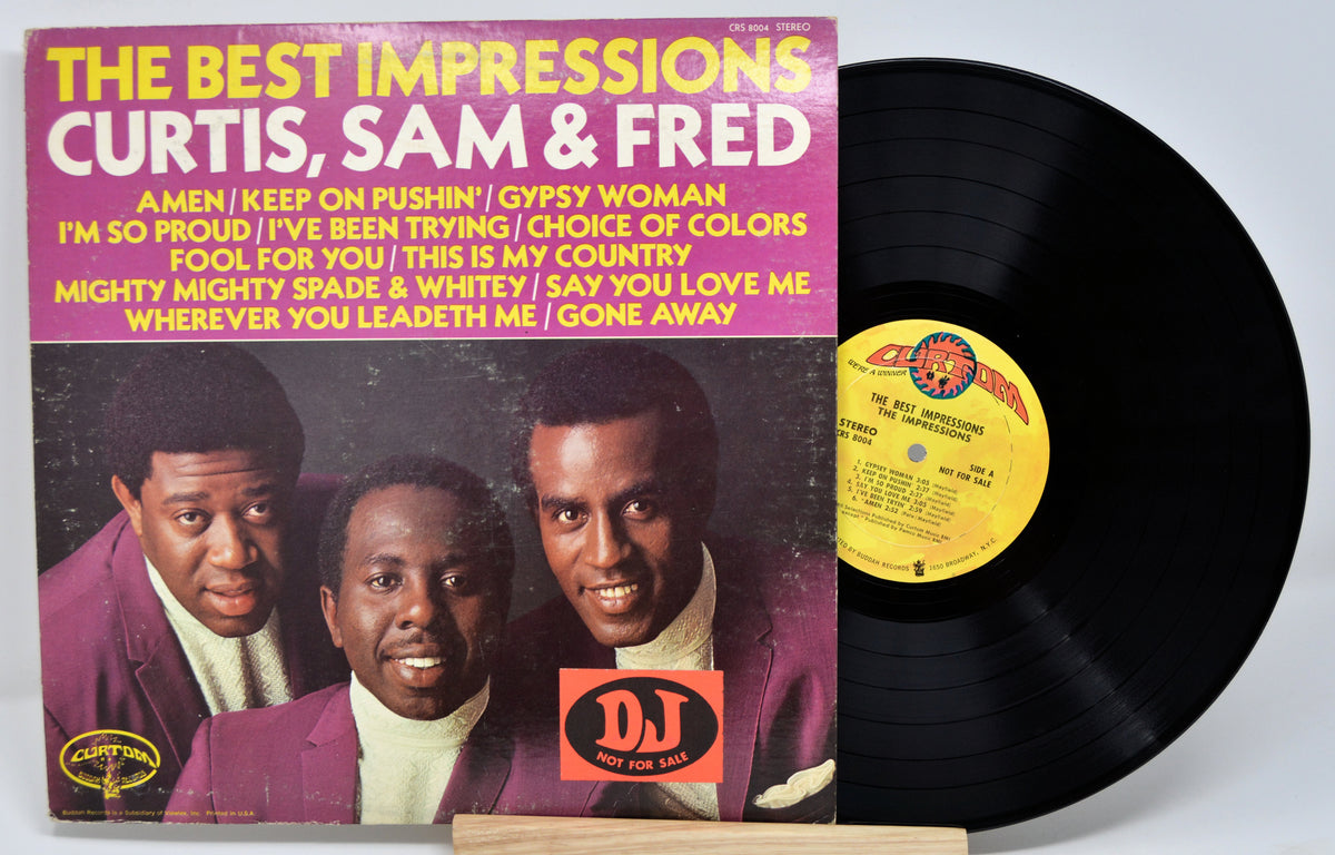 Impressions - Best Of, Vinyl Record Album LP, Curtom CRS 8004 – Joe's ...