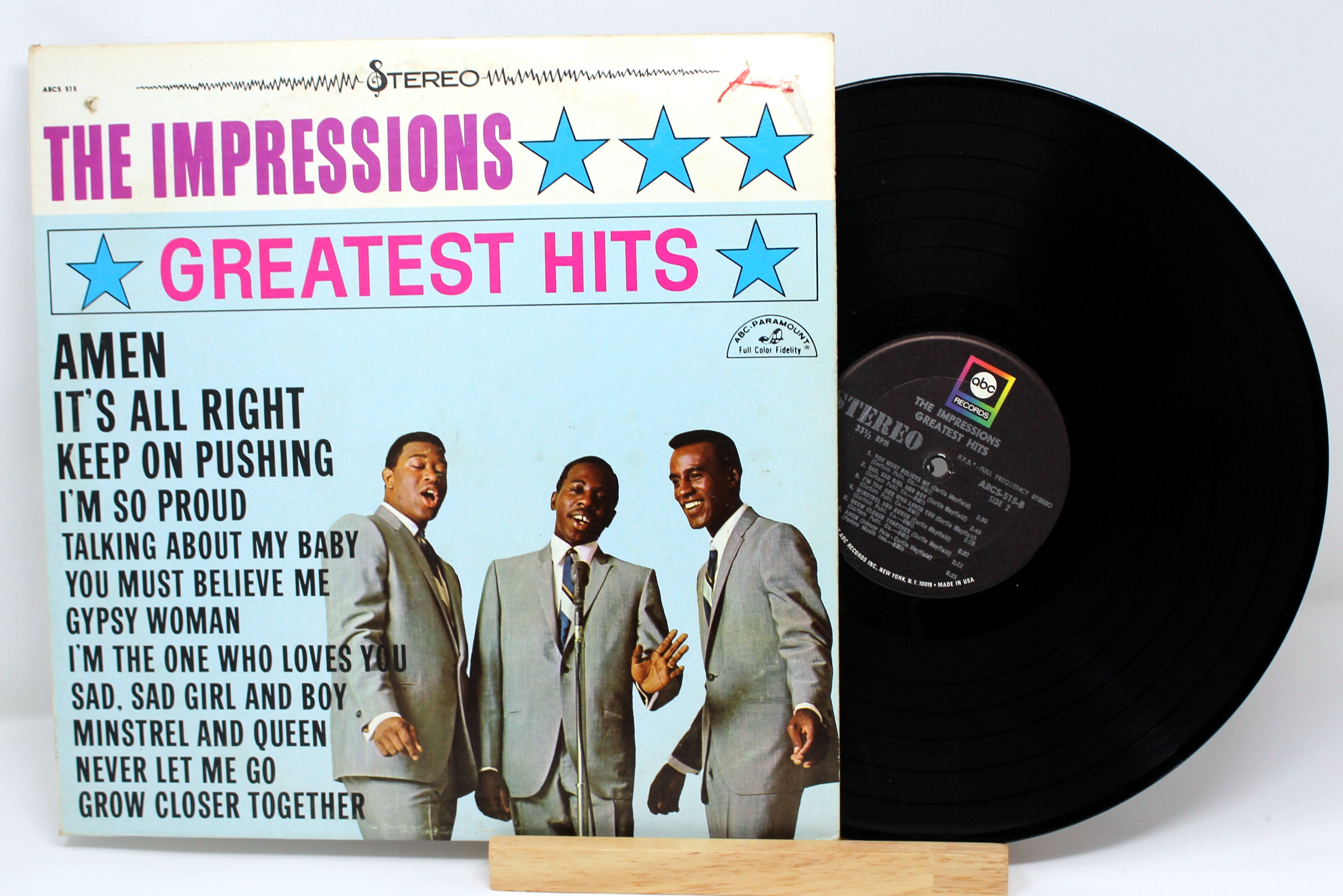Impressions - Greatest Hits, Vinyl Record Album LP, ABC Paramount – Joe ...