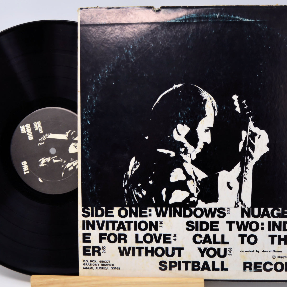 Joe Diorio- Solo Guitar, Vinyl Record Album LP, Spitball – Joe's Albums